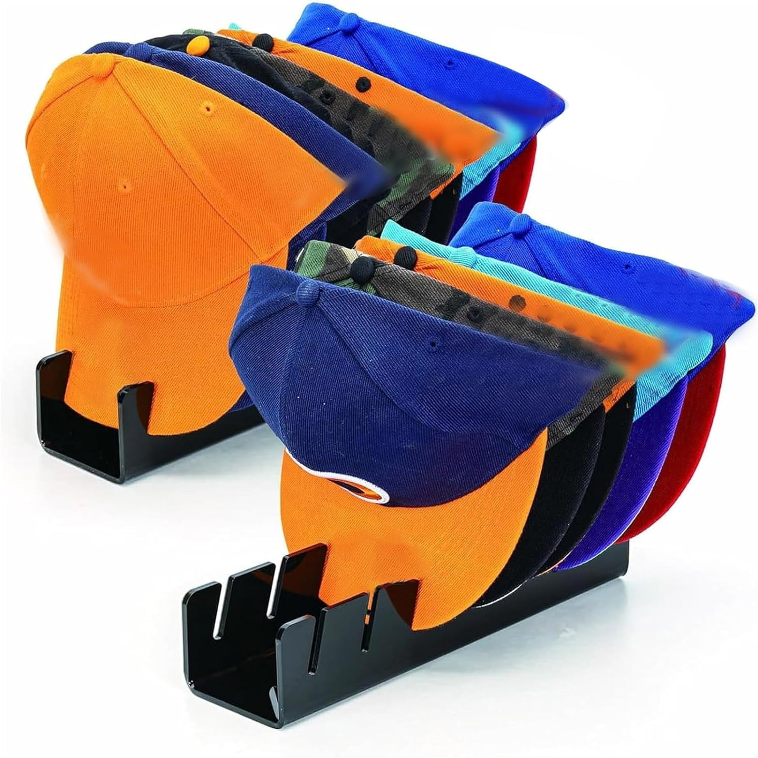 Hat Stand for Baseball Caps, Acrylic Hat Organizer Shelf, No Install ...