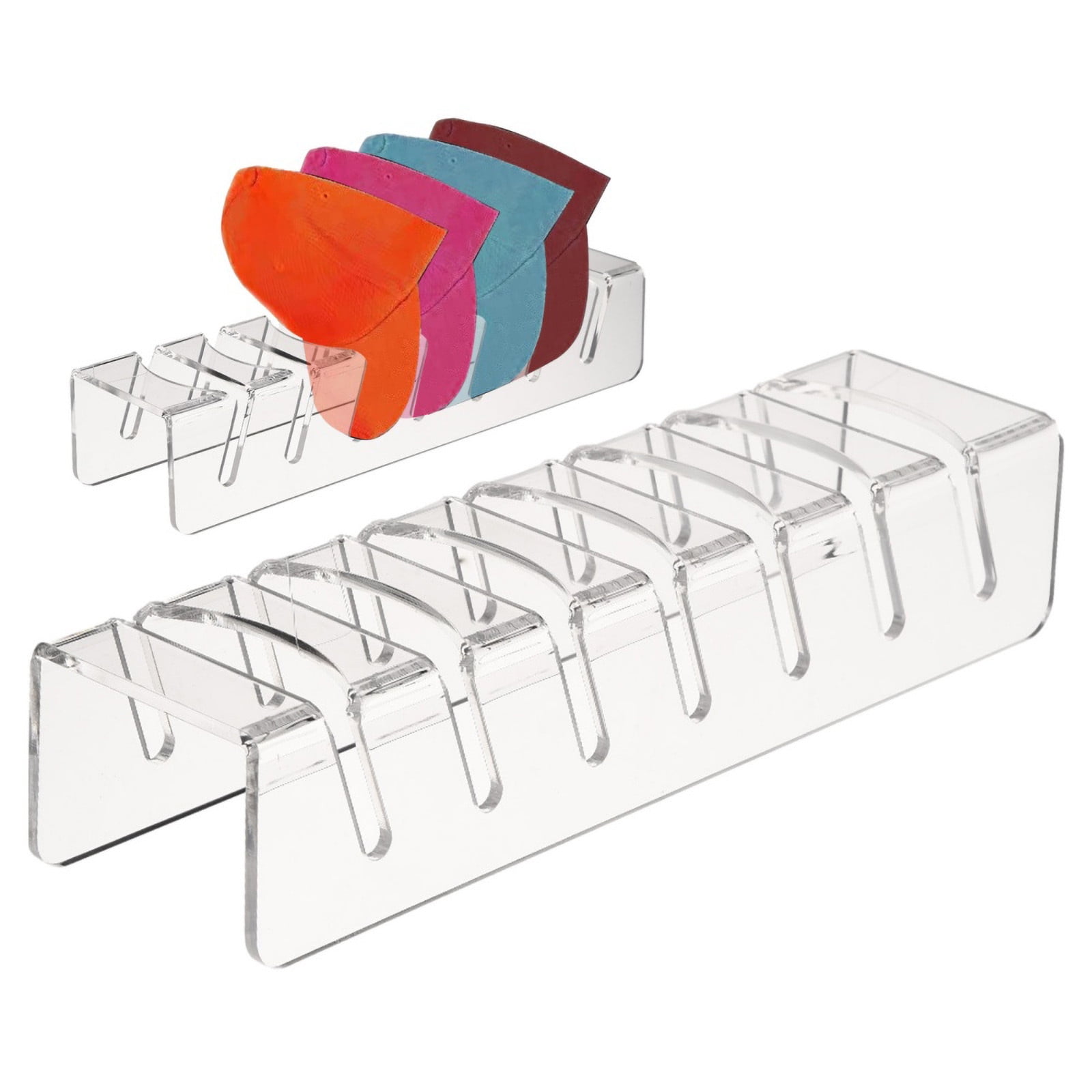 Hat Stand for Baseball Caps, No Install Acrylic Hat Organizer for 7 ...
