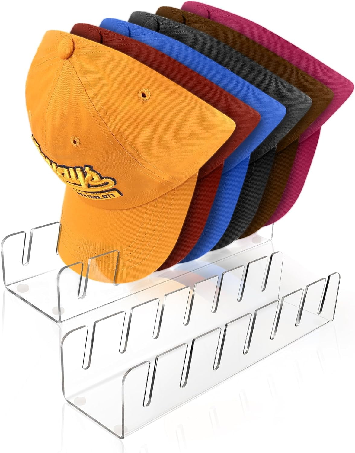 Hat Stand for Baseball Caps Display Hat Holder Organizer，No Install ...