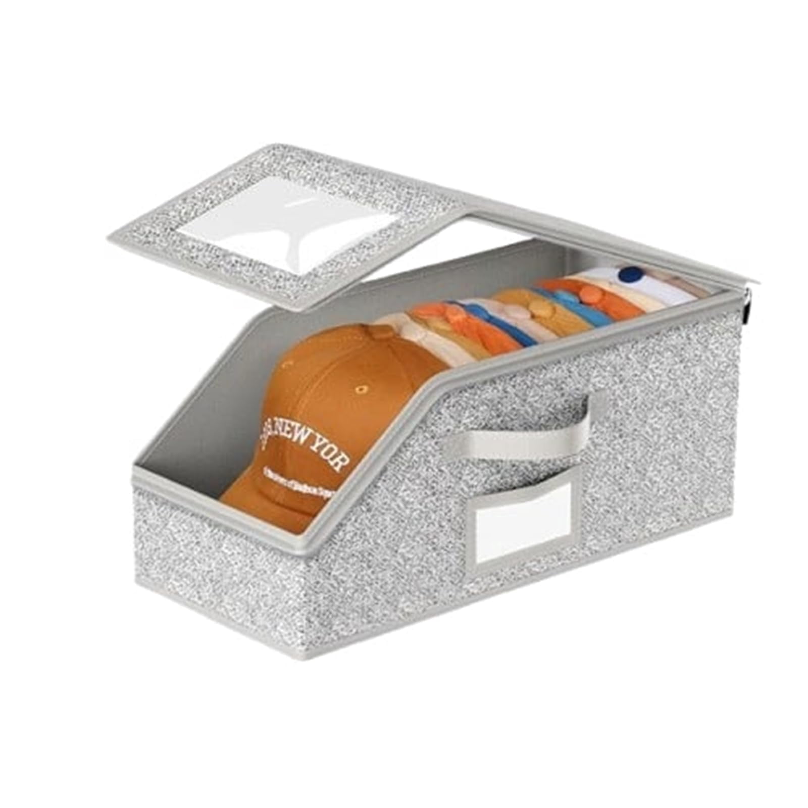 Hat Storage for Baseball Caps Multifunctional Foldable Dust Hat Storage ...