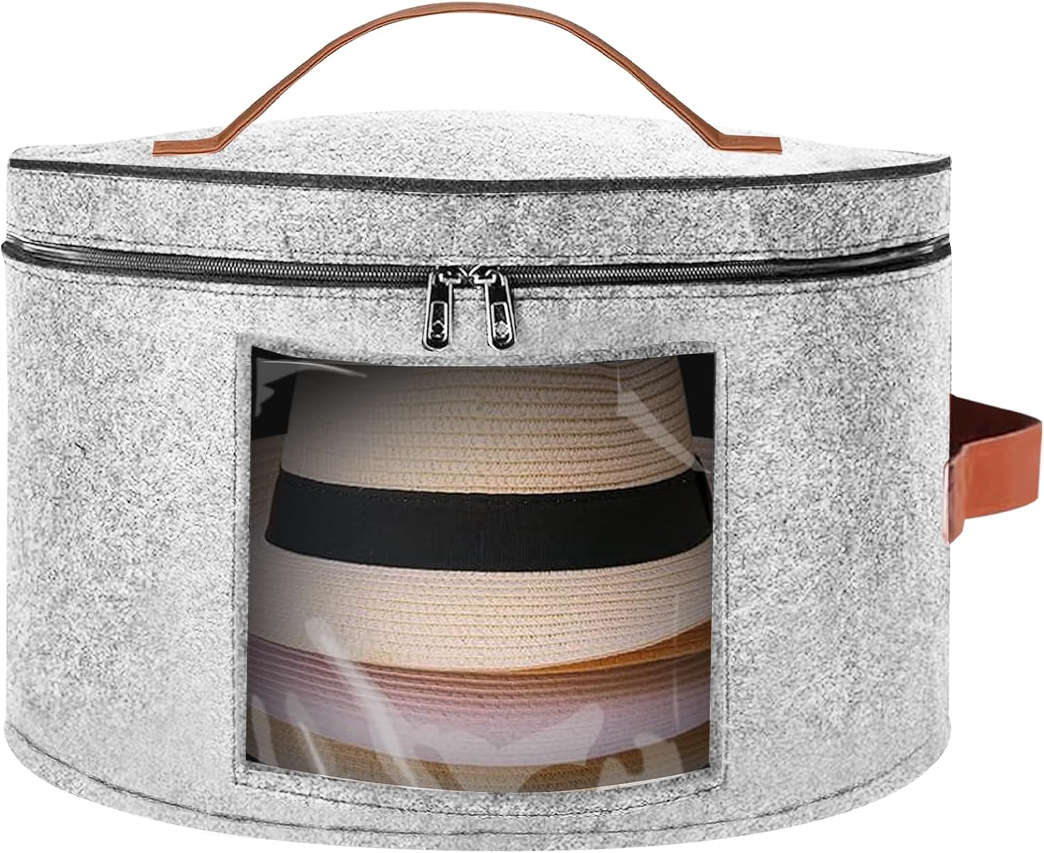 Hat Storage Box Stackable Wide Brim Hats Organizer Hat Travel Case for ...