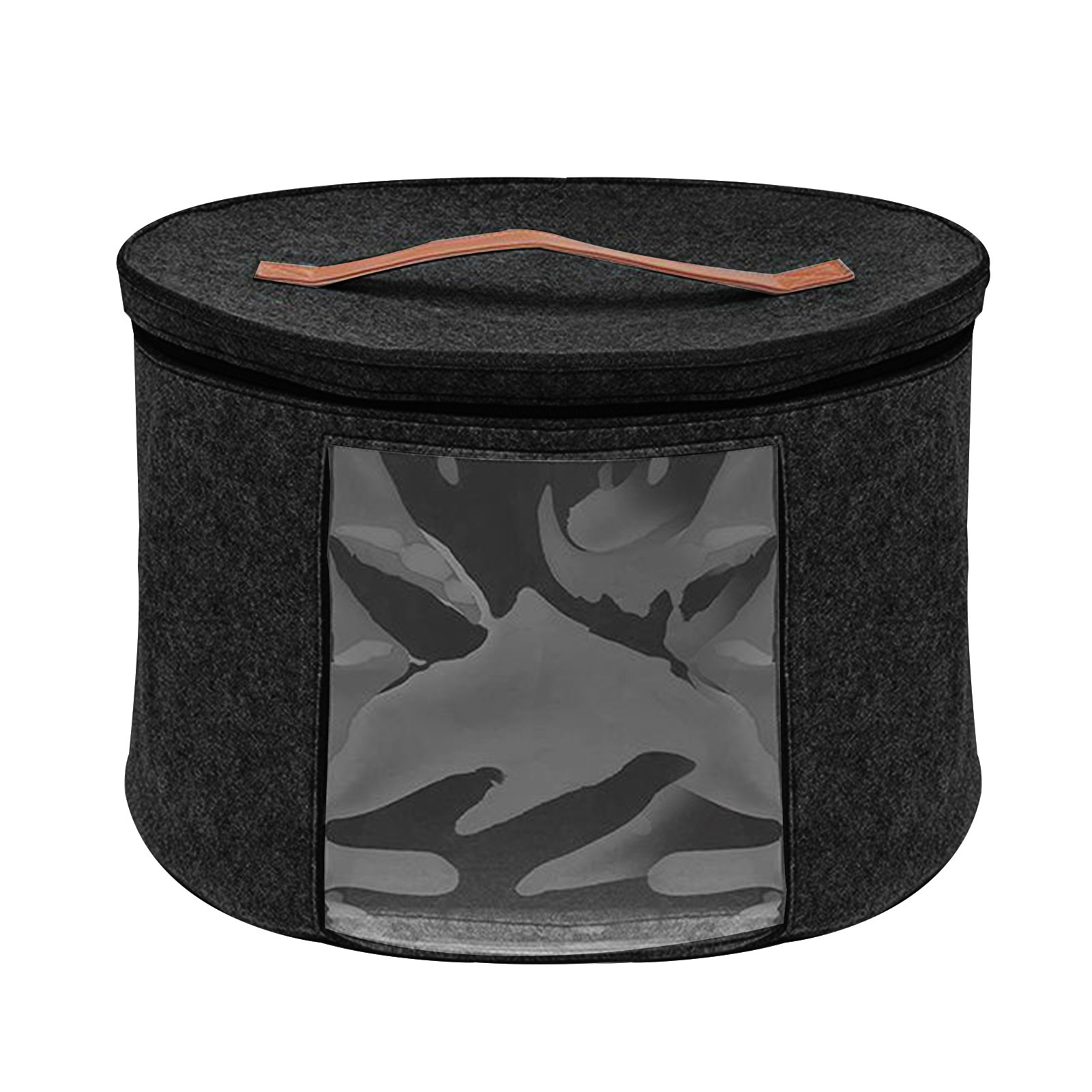 Hat Storage Box - Zipper Closure, Visible Window, Moisture-Proof, Dust ...