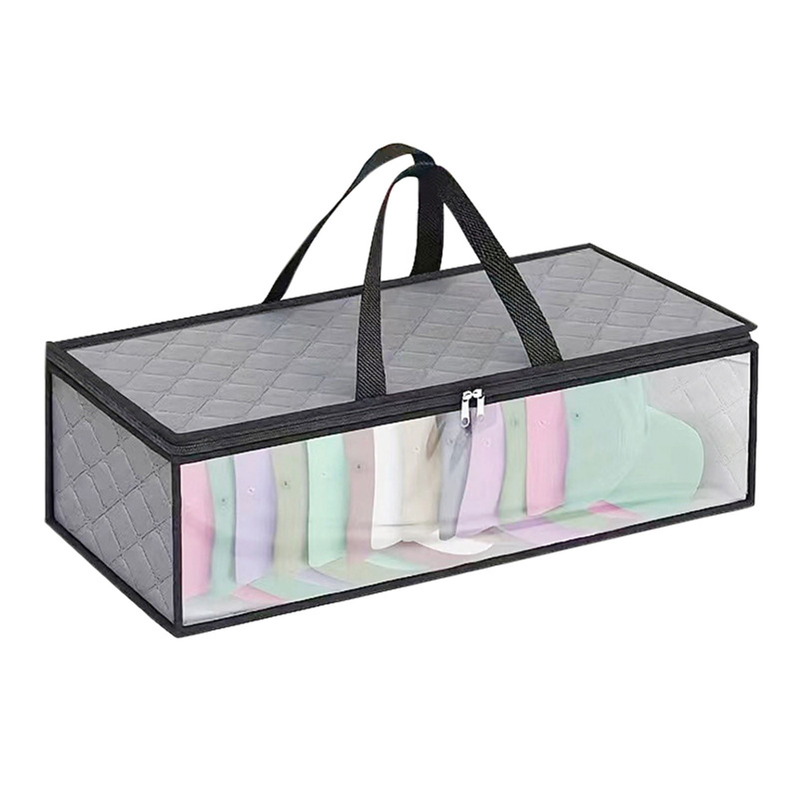 Hat Storage Organizer - Transparent Ventilated Case for 40 Baseball ...