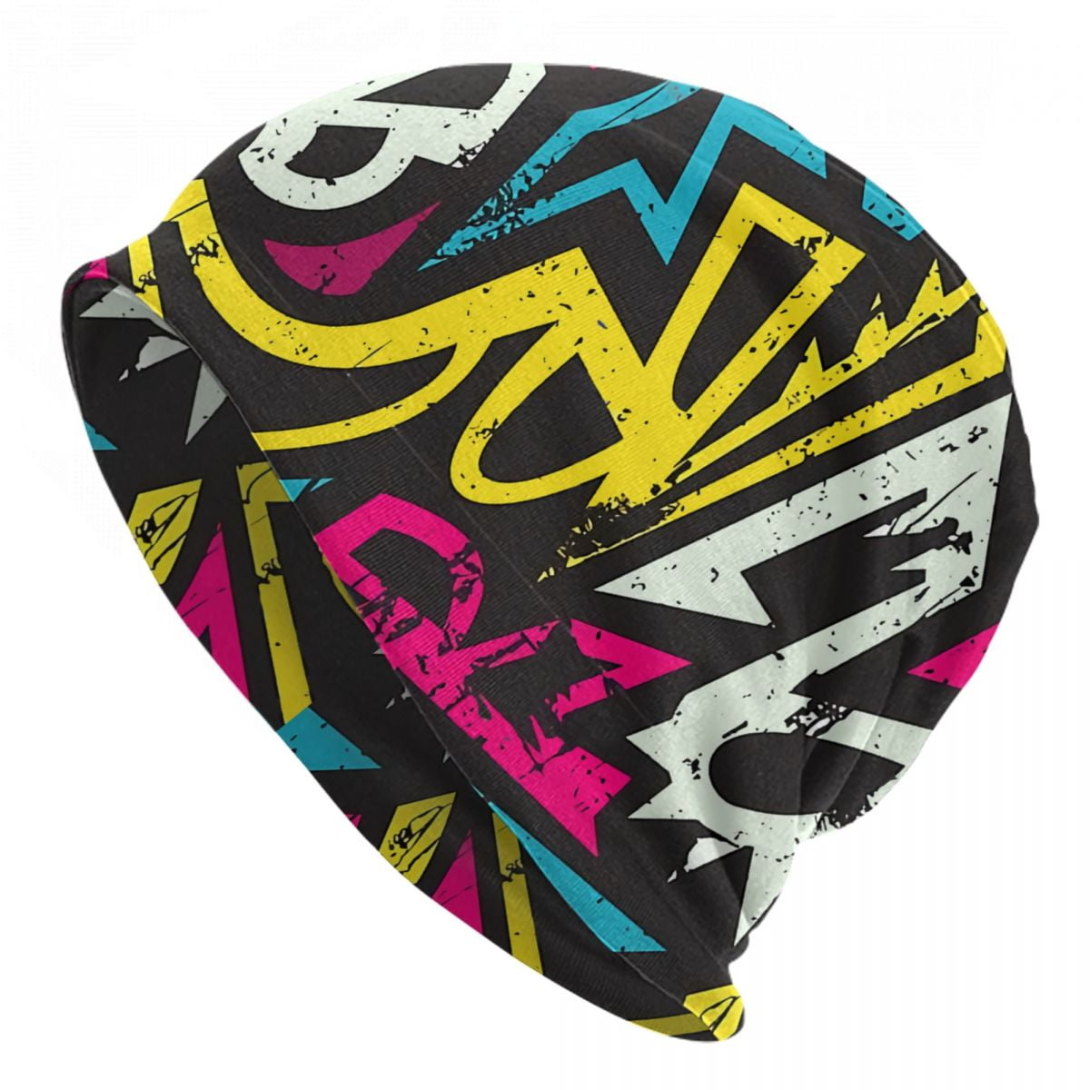 Hat Urban Colorful Spray Paint Outdoor Caps For Men Women Hip Hop Graffiti Street Art Beanies ...