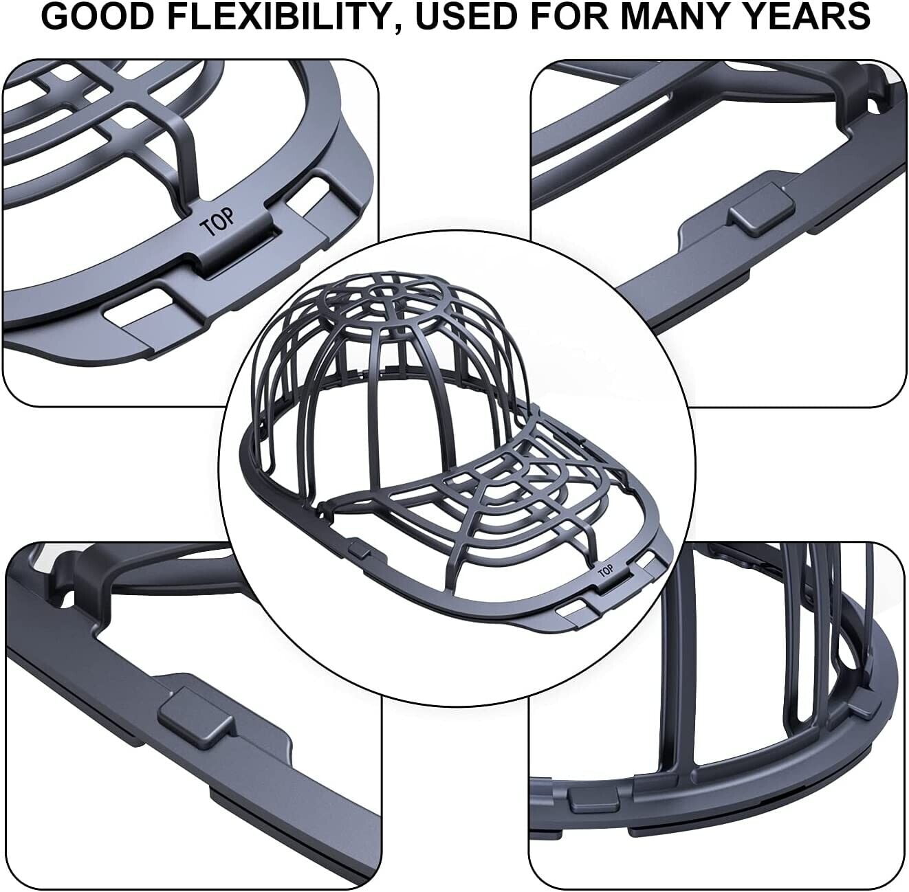 Hat Washer Baseball Cap Cleaner Machine Washing Cage Holder Frame Net 2 ...