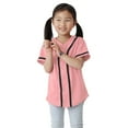 Hat and Beyond Kids Active Athletic Baseball Button Down Jersey Uniform ...