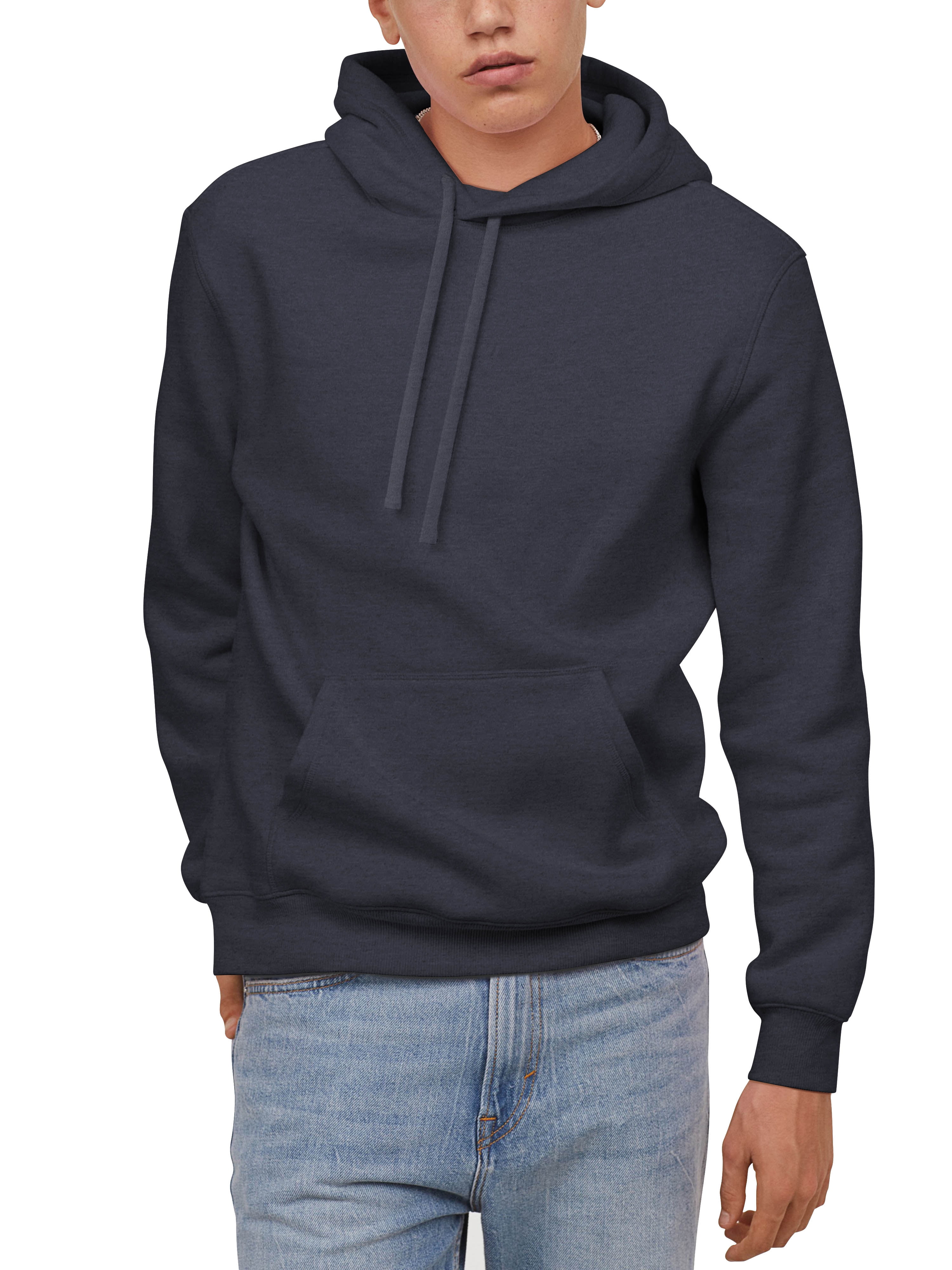 Hat and Beyond Men's Casual Pullover Hoodie Heavyweight Long Sleeve XS ...