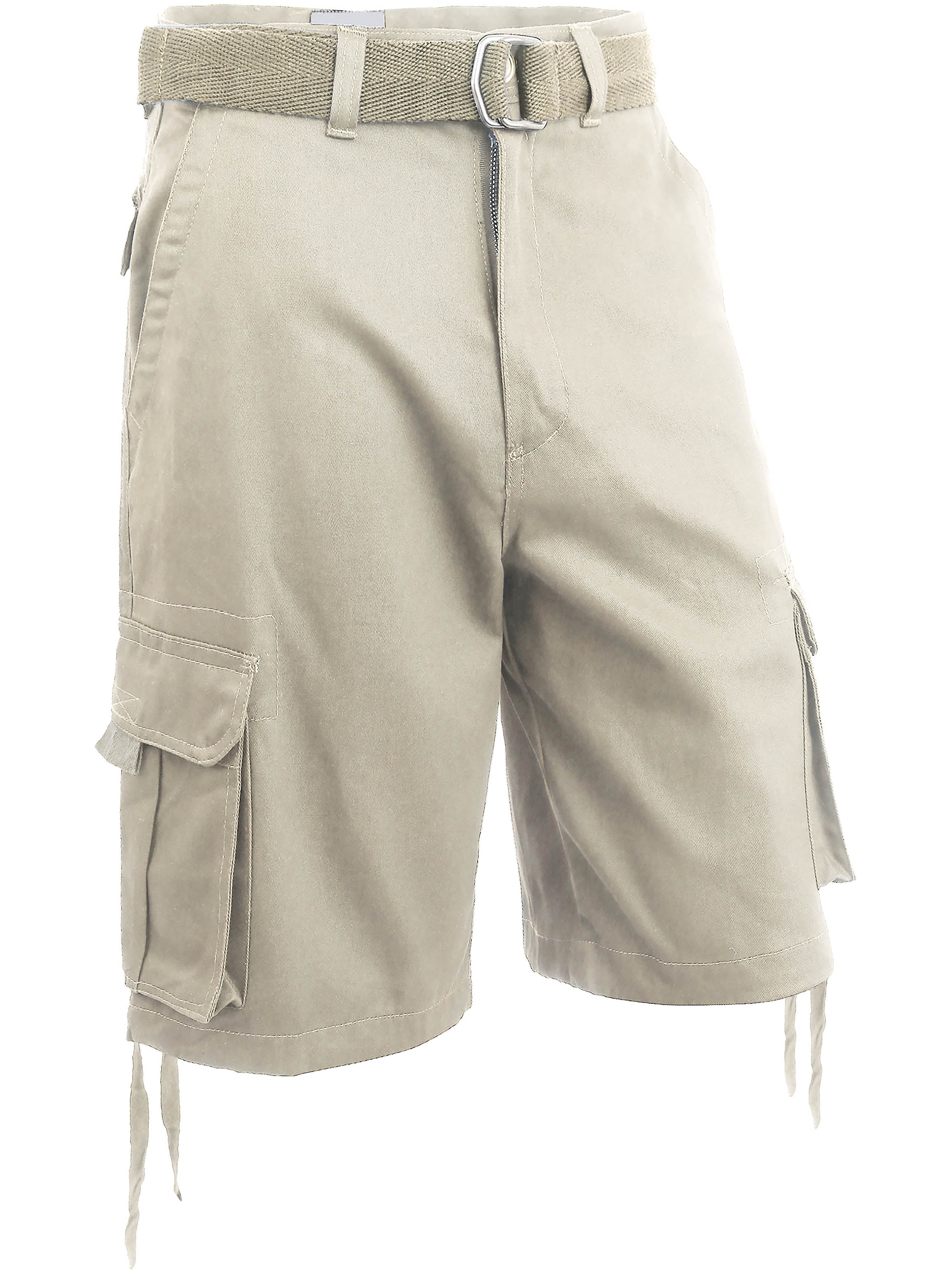Hat and Beyond Men's Loose Fit Twill Multi Pocket Cargo Shorts with ...