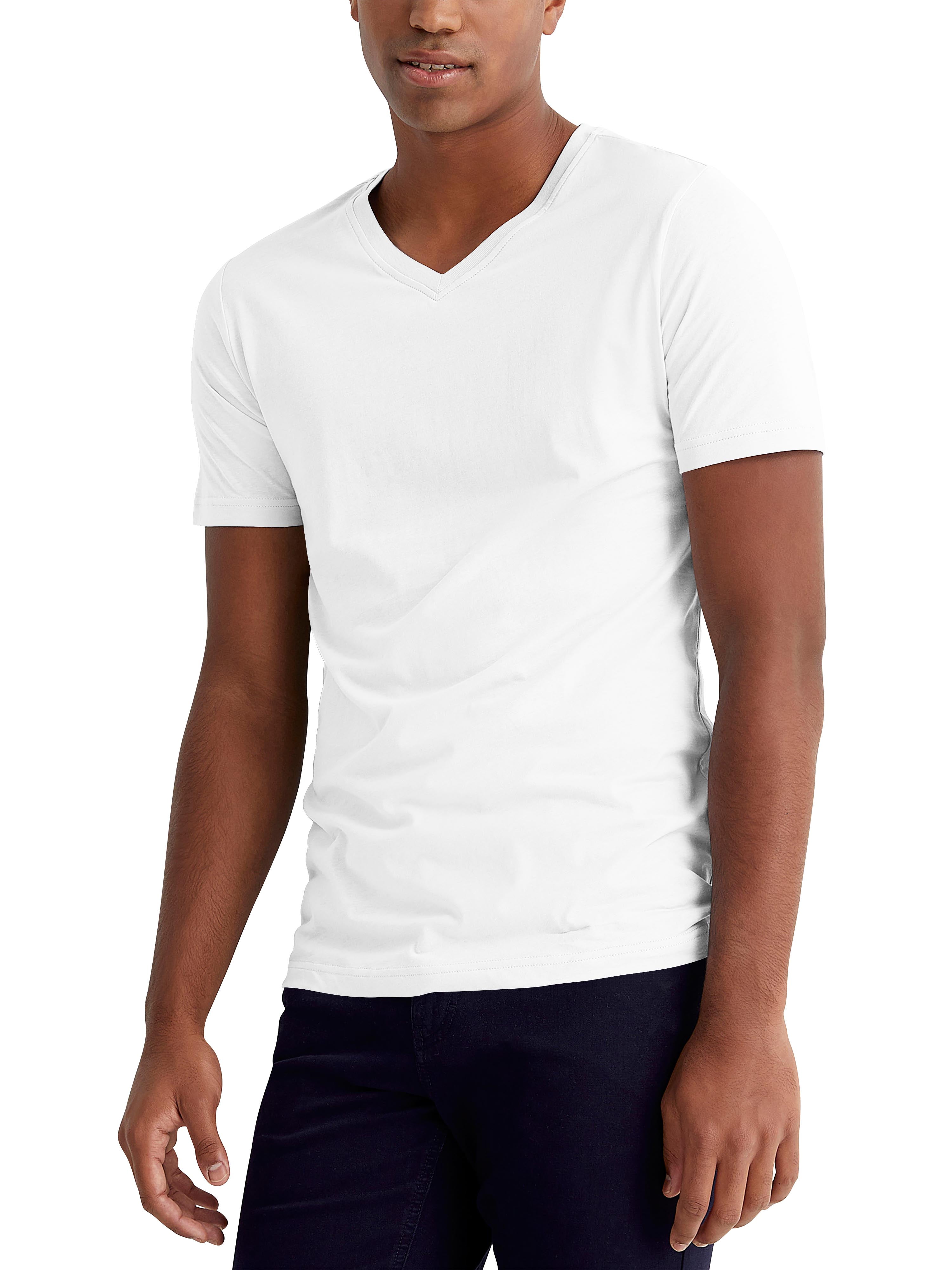 Hat and Beyond Mens Heavyweight Basic Short Sleeve V-Neck T-Shirts ...