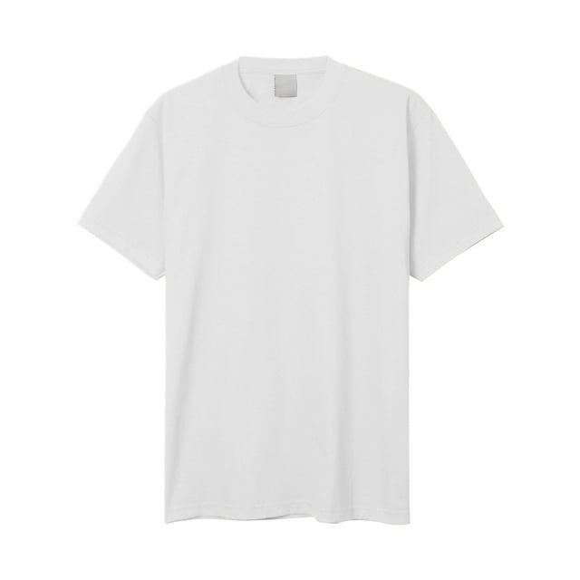 Hat and Beyond Mens Heavyweight Super Max Crew Neck Solid Plain T ...