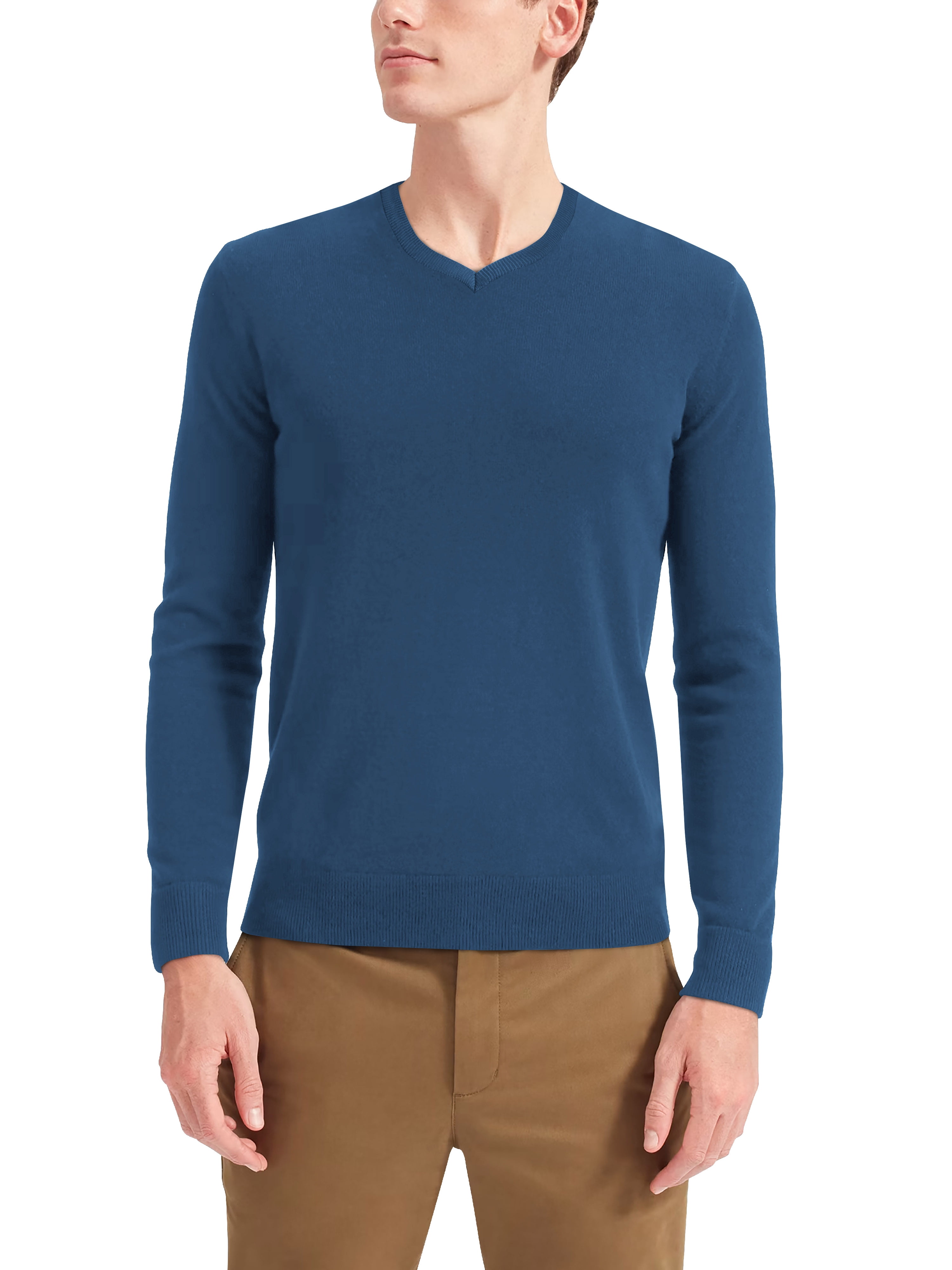Hat and Beyond Mens Lightweight Knit Long Sleeve Winter Essential ...