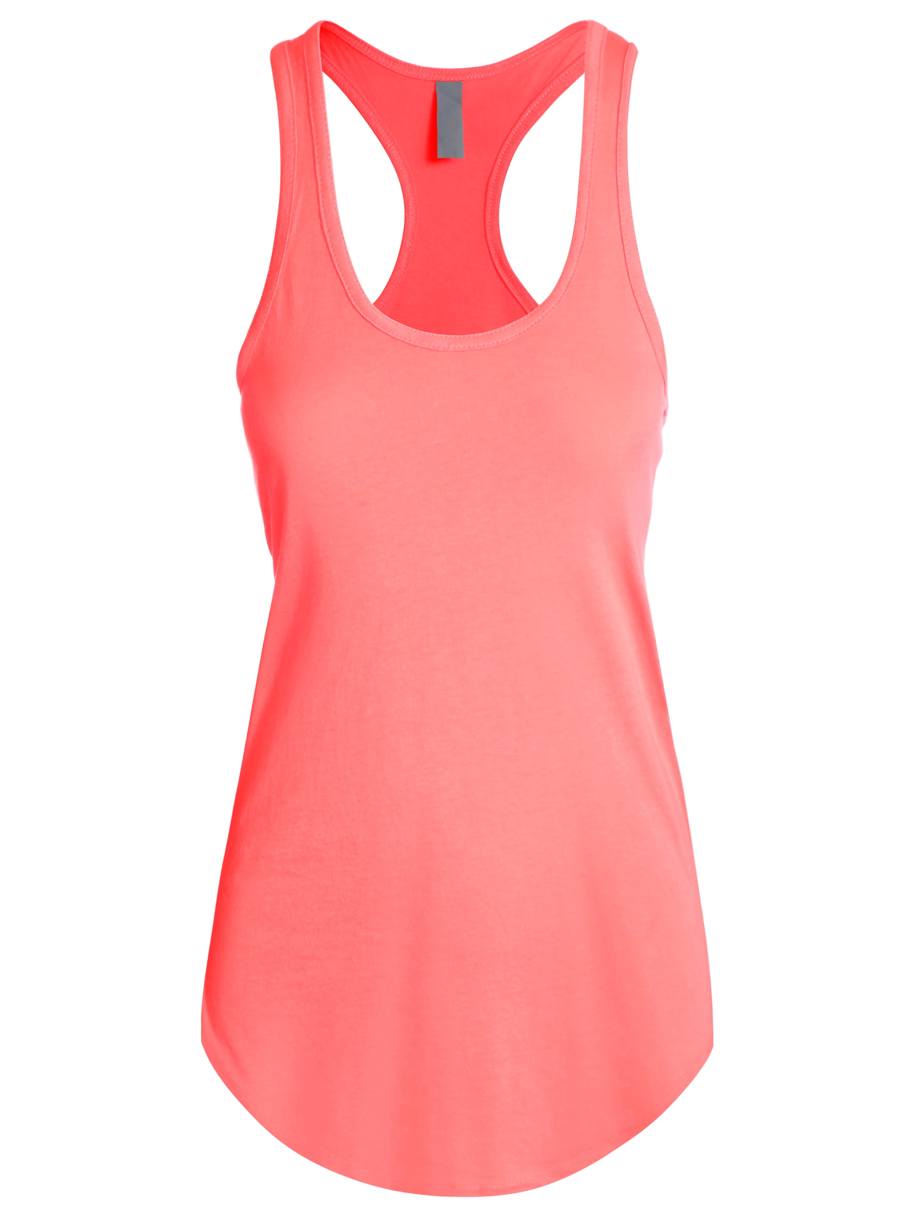 Hat and Beyond Women's Basic Summer Racerback Sleeveless Tank Top ...