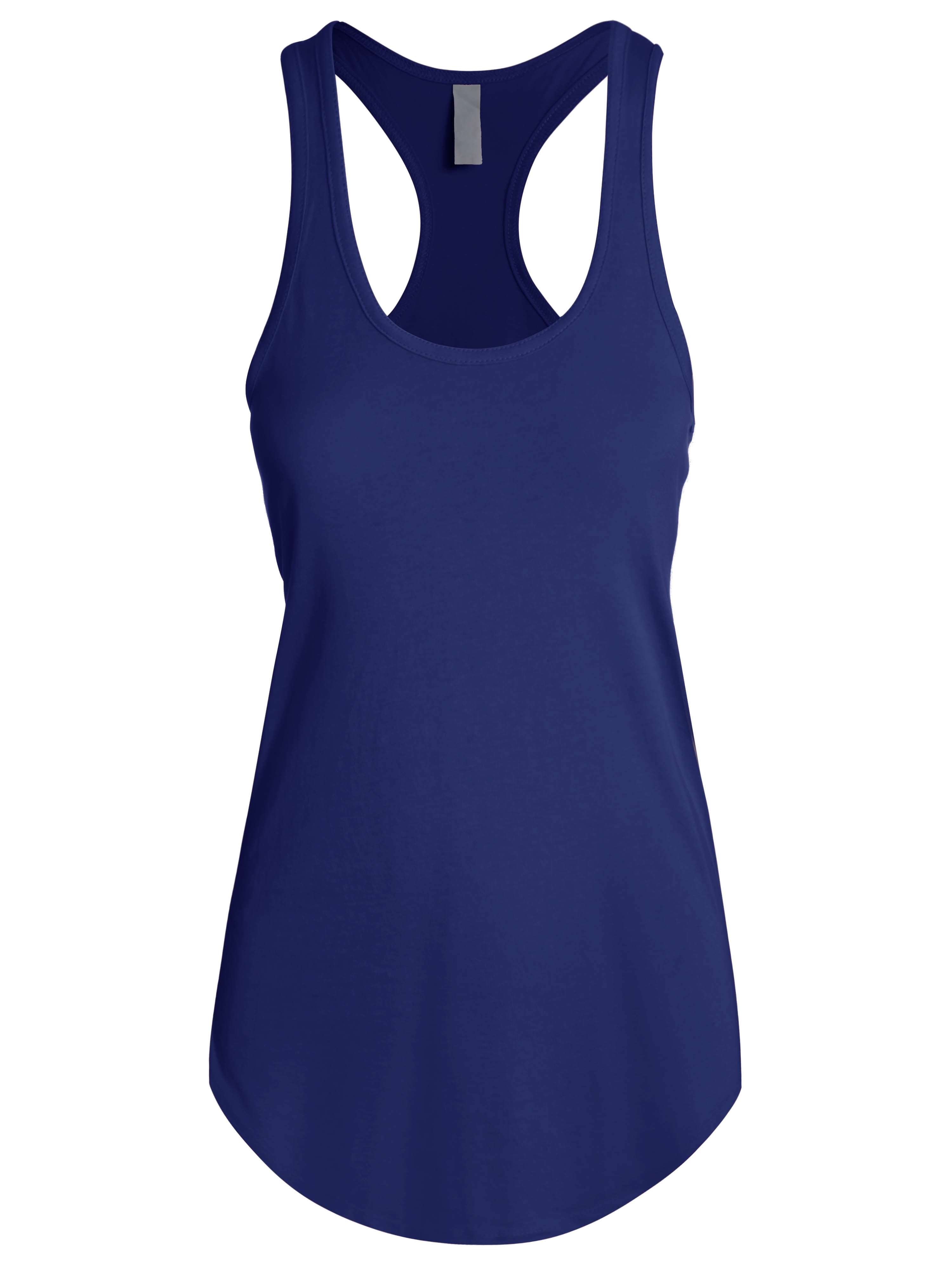Hat and Beyond Women's Racerback Sleeveless Tank Top, 100% Cotton ...