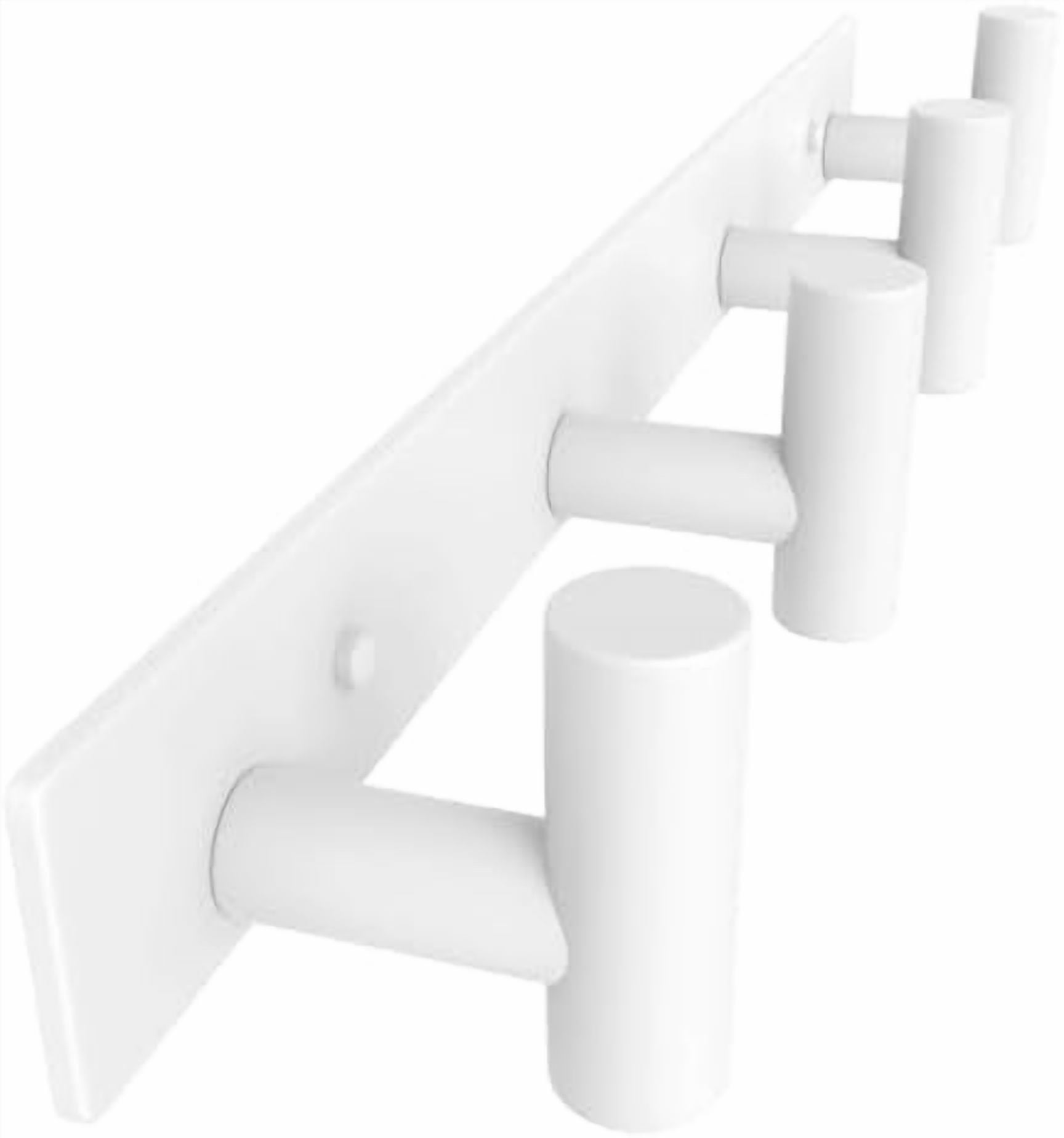 Hat and Coat Wall Mount Rack - Hooks for Robes, Bags, Keys, and Towels ...