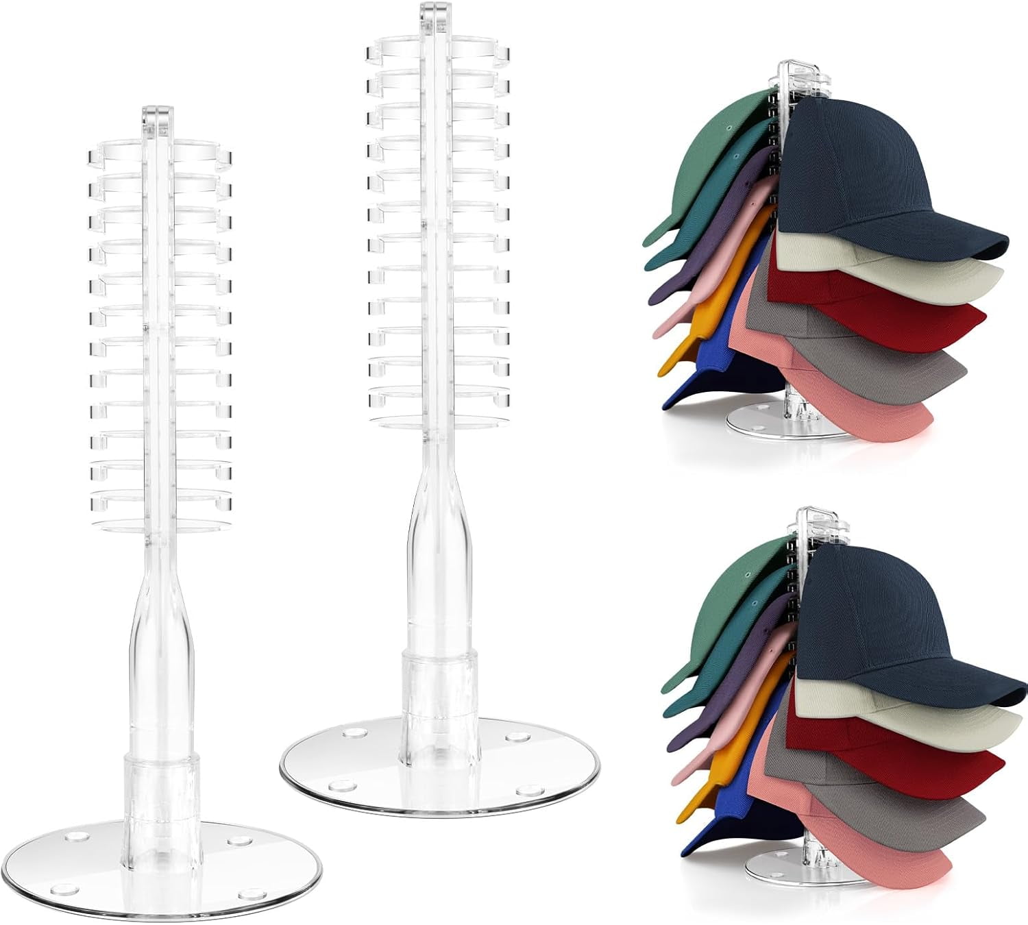 Hat storage organizer for baseball caps，Hat Stand Holder Organizer No ...