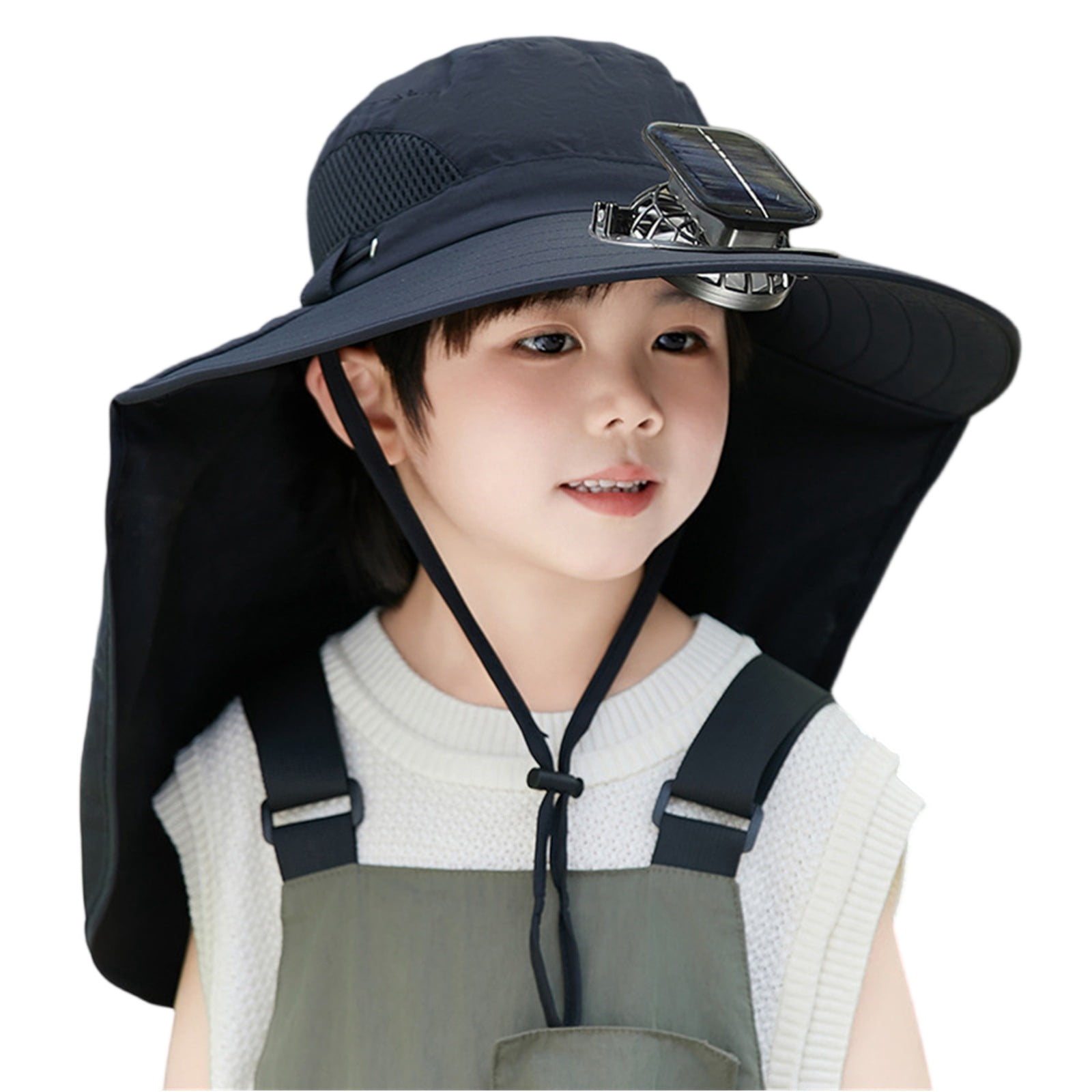 Hat with Fans Solar Power Solar Fan Hat for Kids - Sun Hat with Built ...