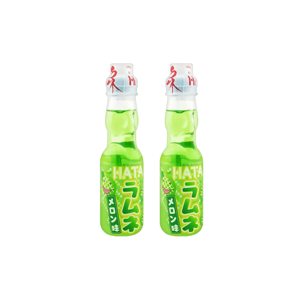 Hata Ramune Soda Melon Flavor 200ml 2-Packs - Walmart.com