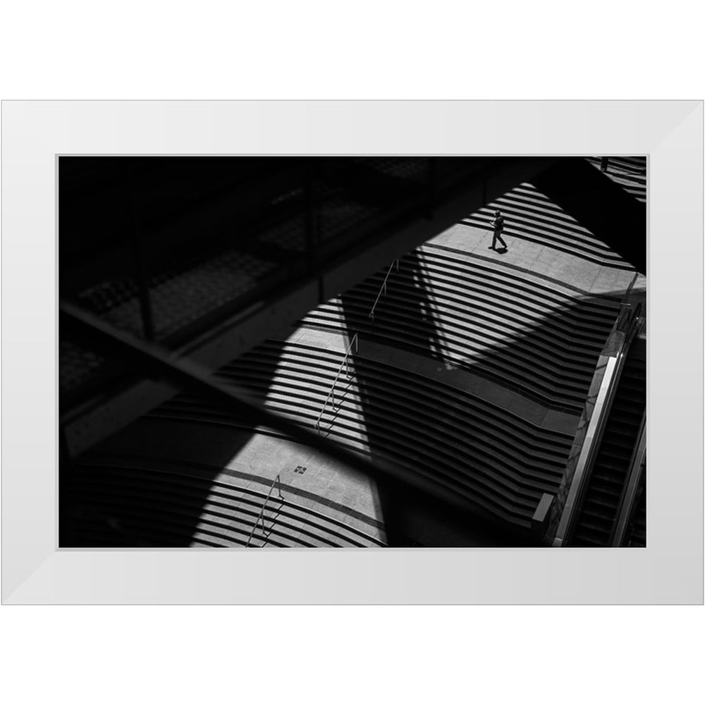 Hata, Satoshi 14x11 White Modern Wood Framed Museum Art Print Titled - Cast A Shadow - Walmart.com