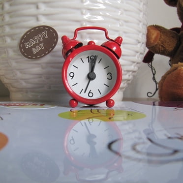 Moocorvic Creative Cute Mini Metal Small Alarm Clock Electronic Small ...