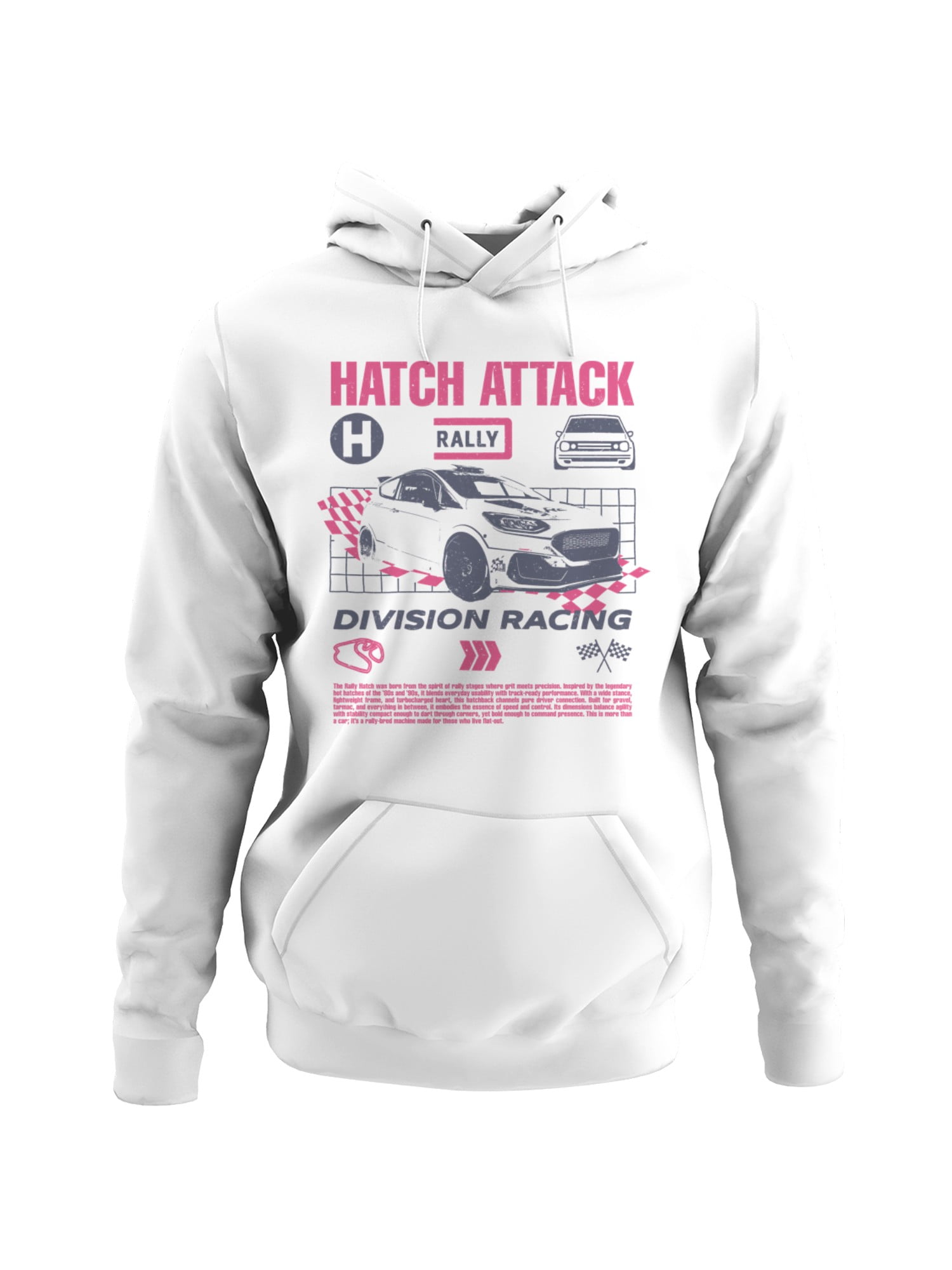 Hatch Attack Rally Division Racing Men's Hoodie - Walmart.com