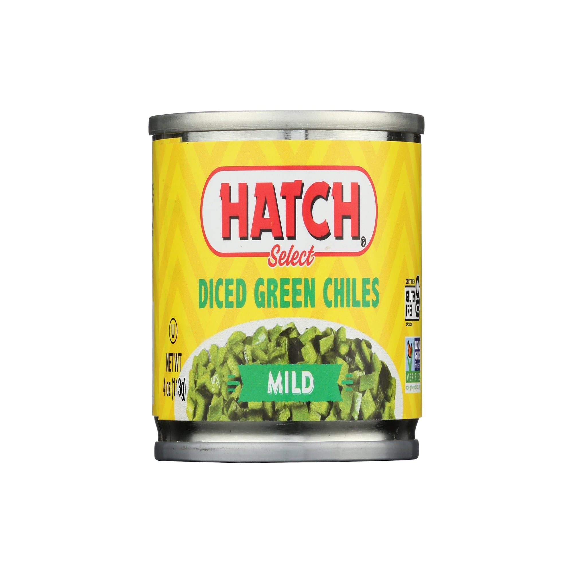 Hatch Chile Company Mild Green Diced Chiles 4 Oz Can (Pack of 12 ...