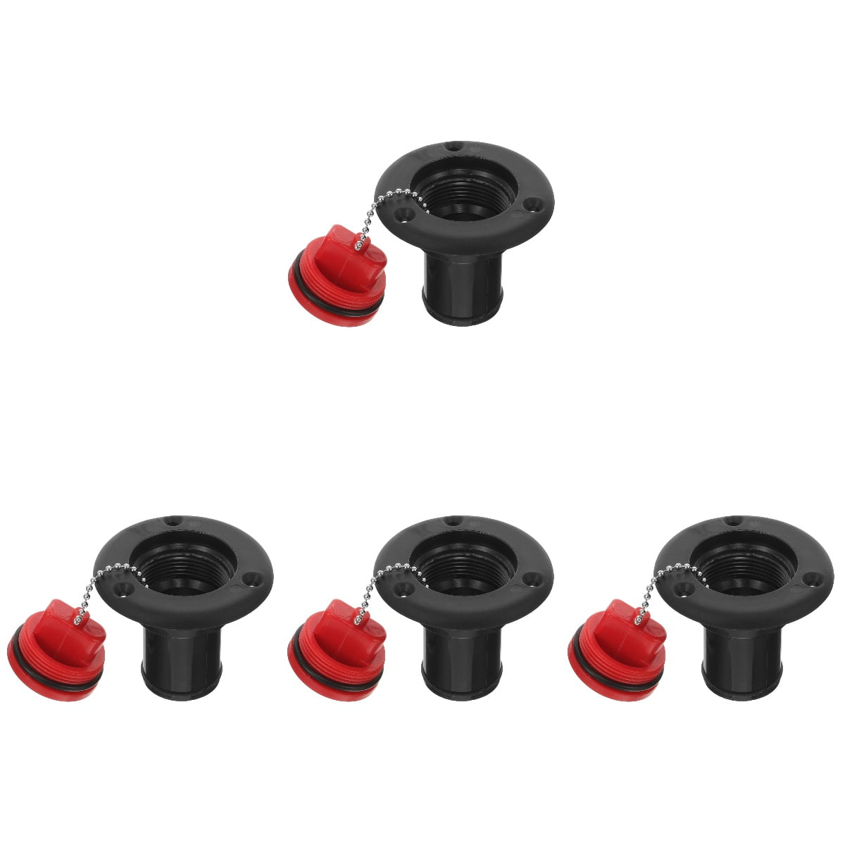 Hatch Cover Water Filling Port 4 Pieces Boat Accessories Gas Tank Lid ...