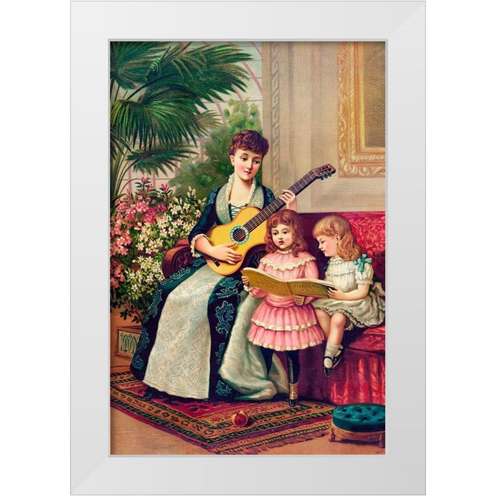 Hatch Lith Co 17x24 White Modern Wood Framed Museum Art Print Titled ...