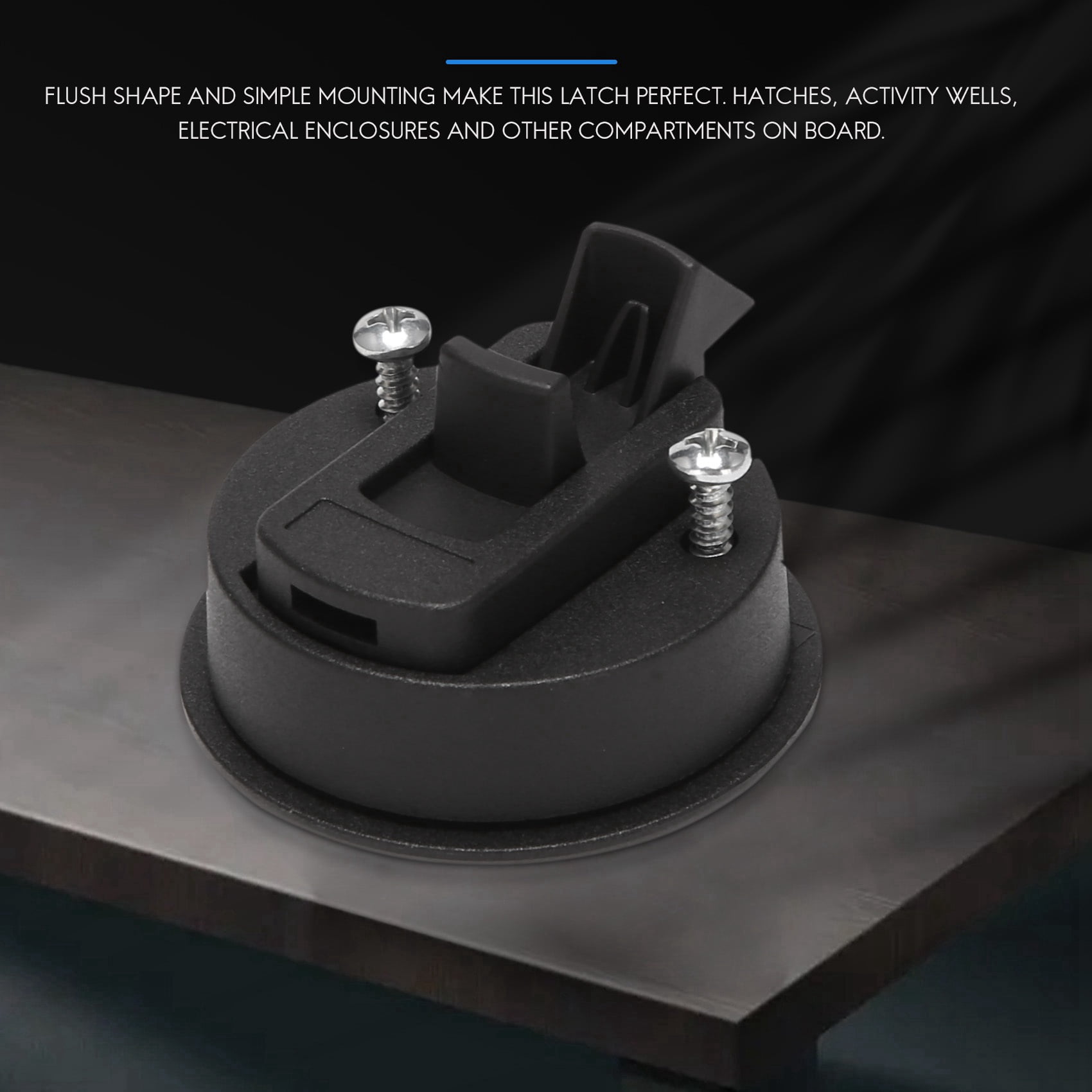 Hatch Round Pull 1/2''Door Replace M1-63 RV Marine - Walmart.com