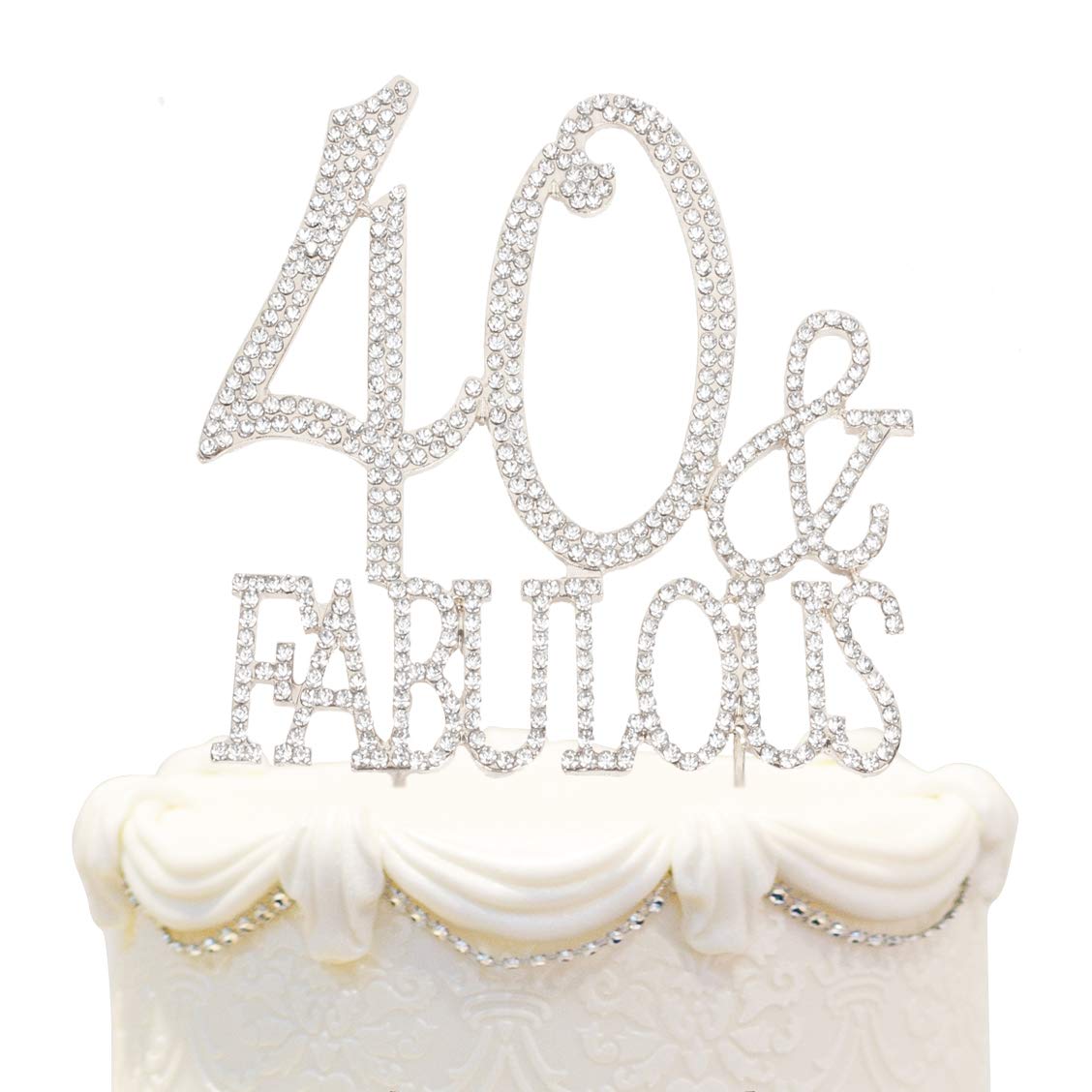 Hatcher lee Bling Crystal Fabulous and 40 Birthday Cake Topper - Best ...