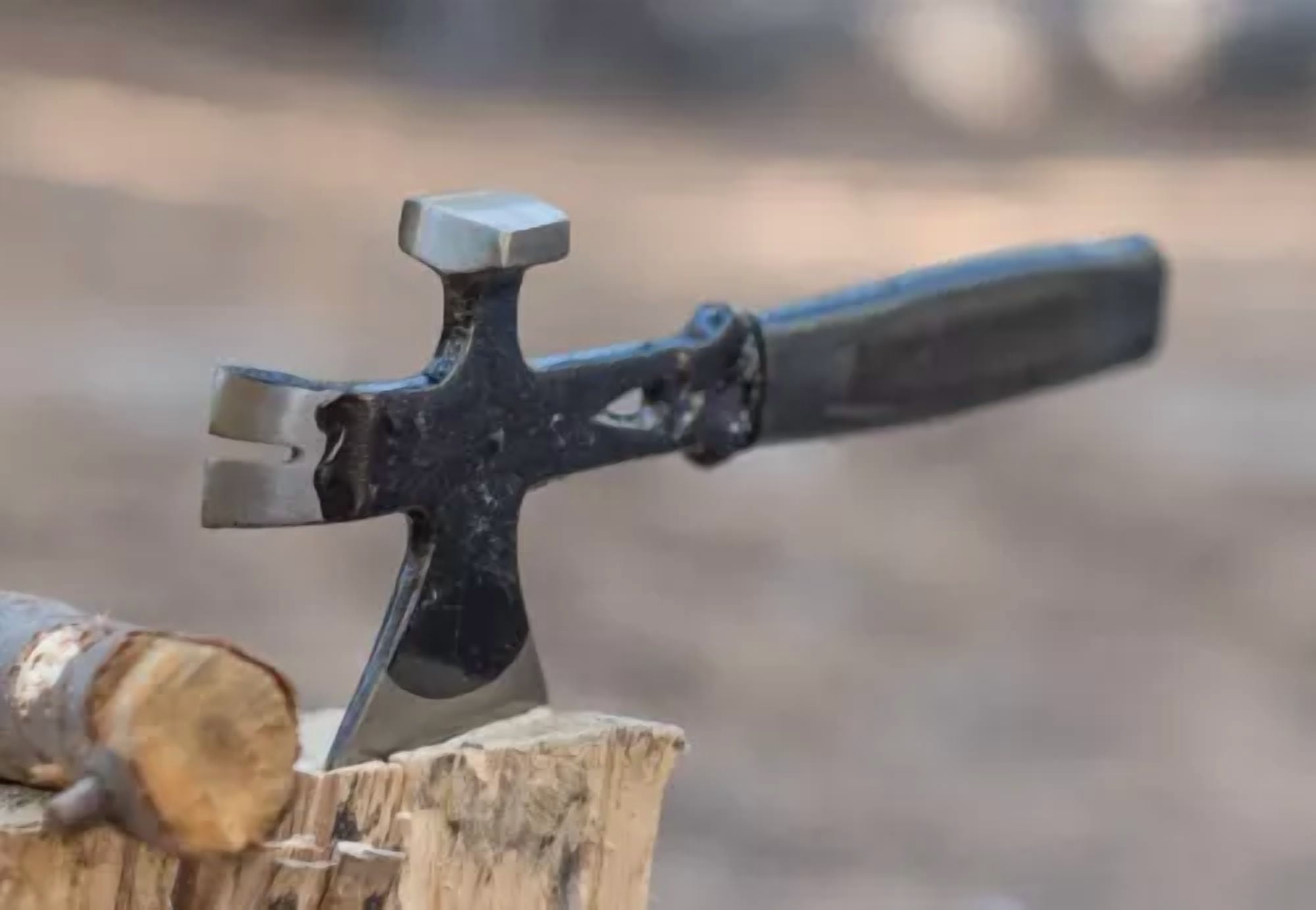 Hatchet Hammer Crow Bar Emergency Survival Axe Multi Use Tool - Walmart.com