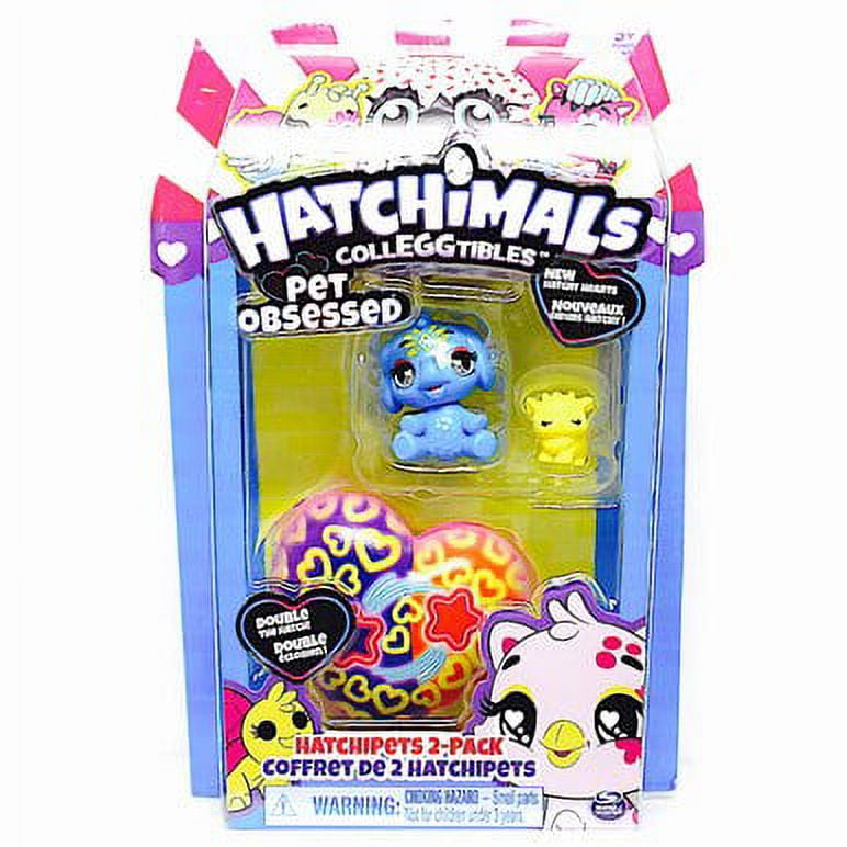 Hatchimals Pet Obsessed HatchiPets Elefly and Goat Collectible Toys, 2 ...