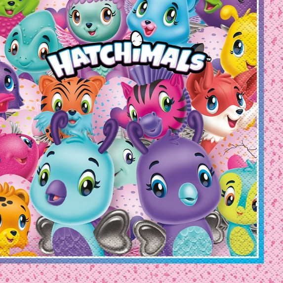 Hatchimals Paper Luncheon Napkins, 6.5 in, 16ct - Walmart.com