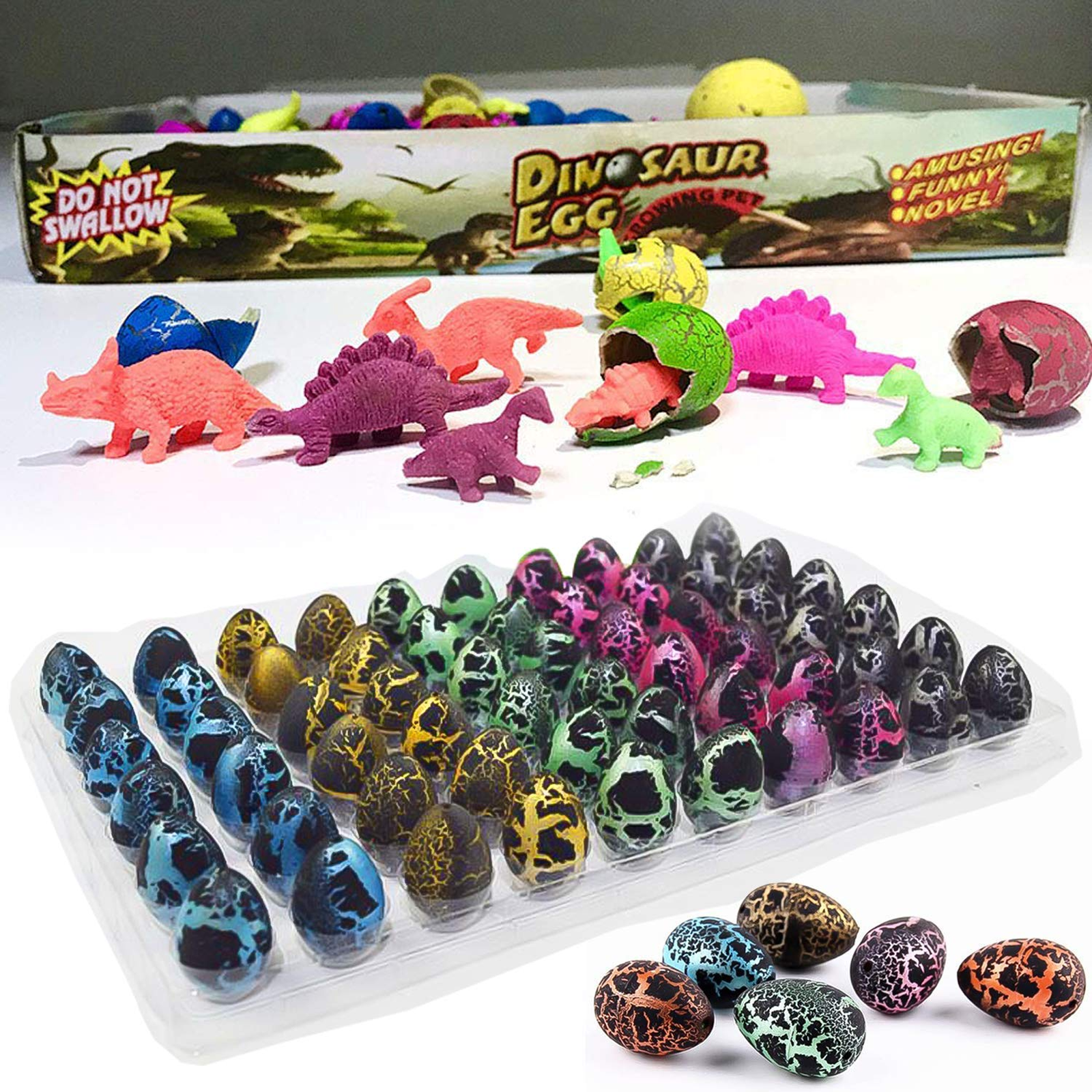 Hatching Growing Dinosaur Toys, Grow Dinosaurs Egg That Hatch in Water ...
