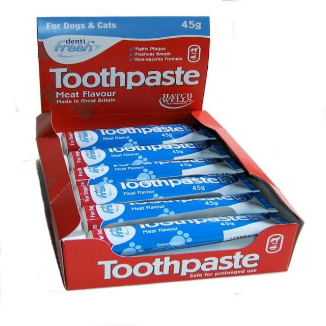 Hatchwells Dog & Cat Meat Flavour Toothpaste 45g Case of 12 - Walmart.com