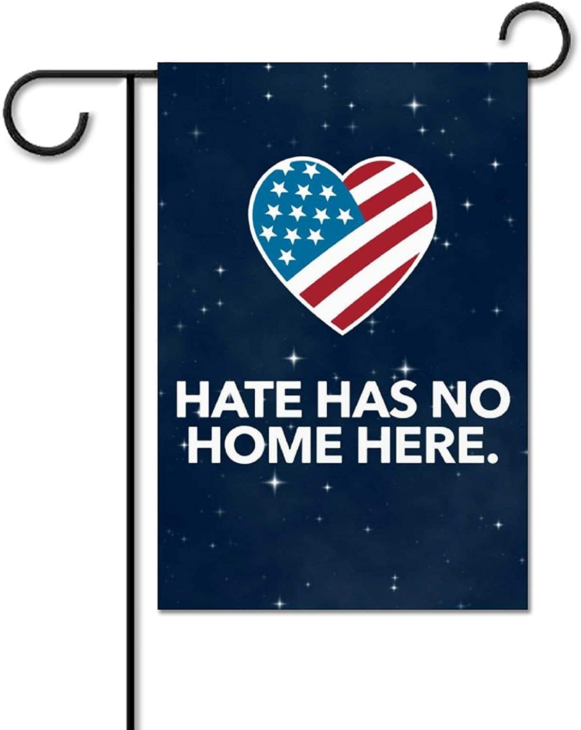 Hate Has No Home Here - Garden Flag Yard Banner Double Sided - Walmart.com