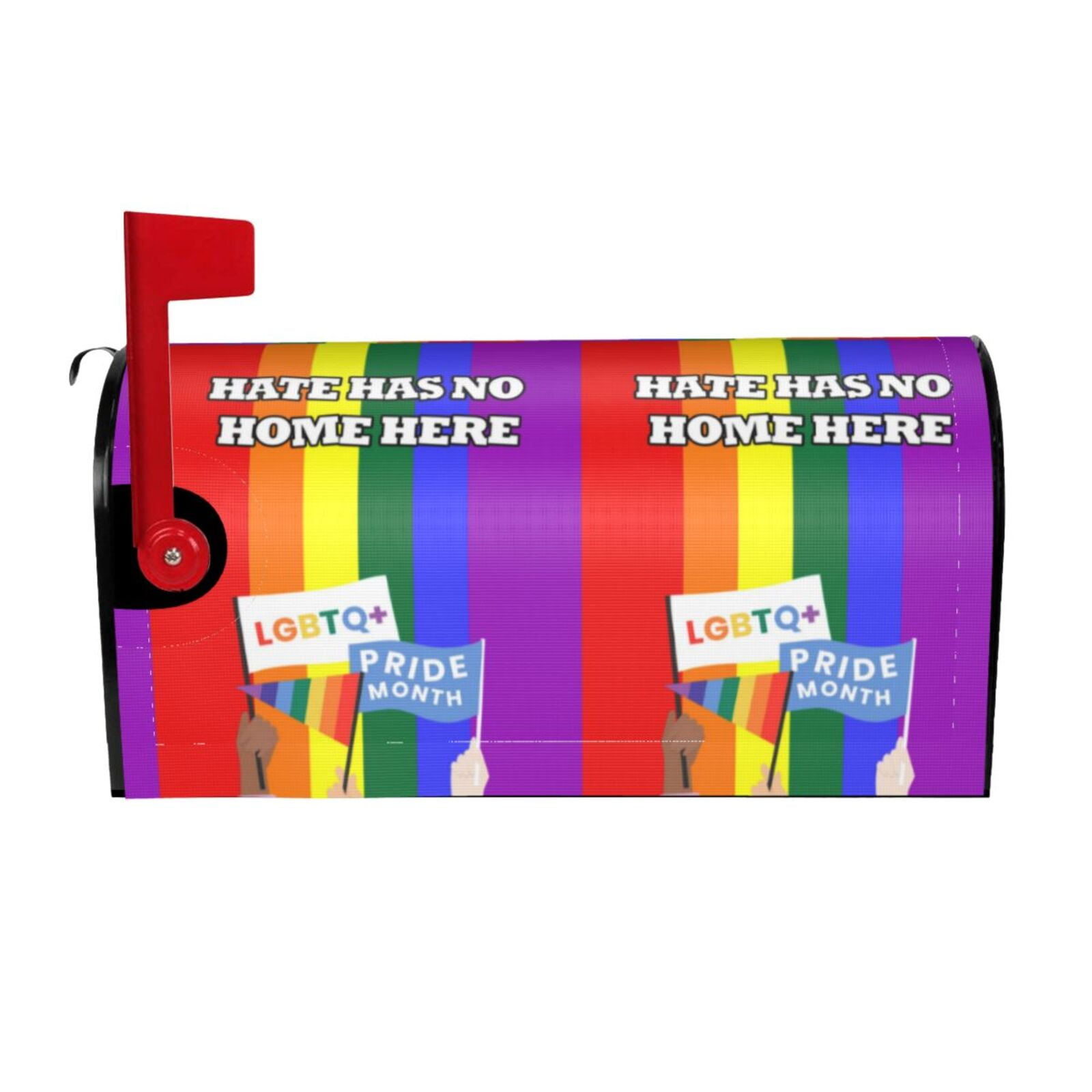 Hate Has No Home Here Pride Magnetic Mailbox Cover Post Box For Outside ...