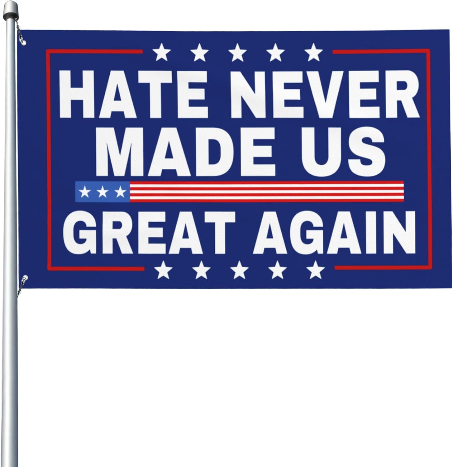 Hate Never Made Any Nat-ion Great Flag A-nt-i trmup Fu47 3x5 Outdoor ...