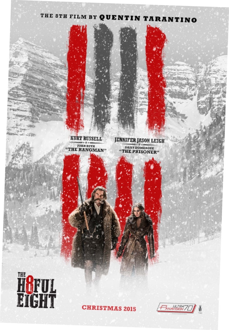 Hateful Eight The Movie Poster 12x16 Print on Metal Sign 12in x 16in ...