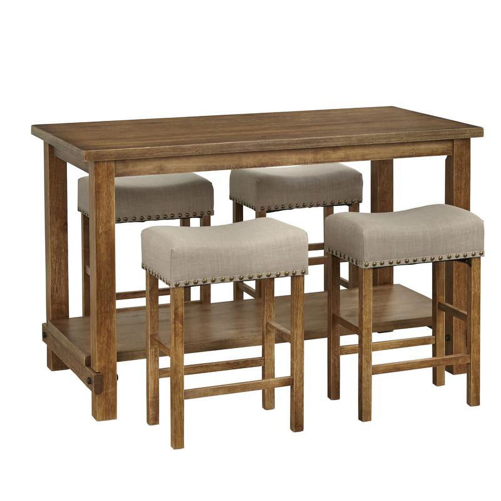 Hathaway 5PC Counter Height Dining Set - Walmart.com