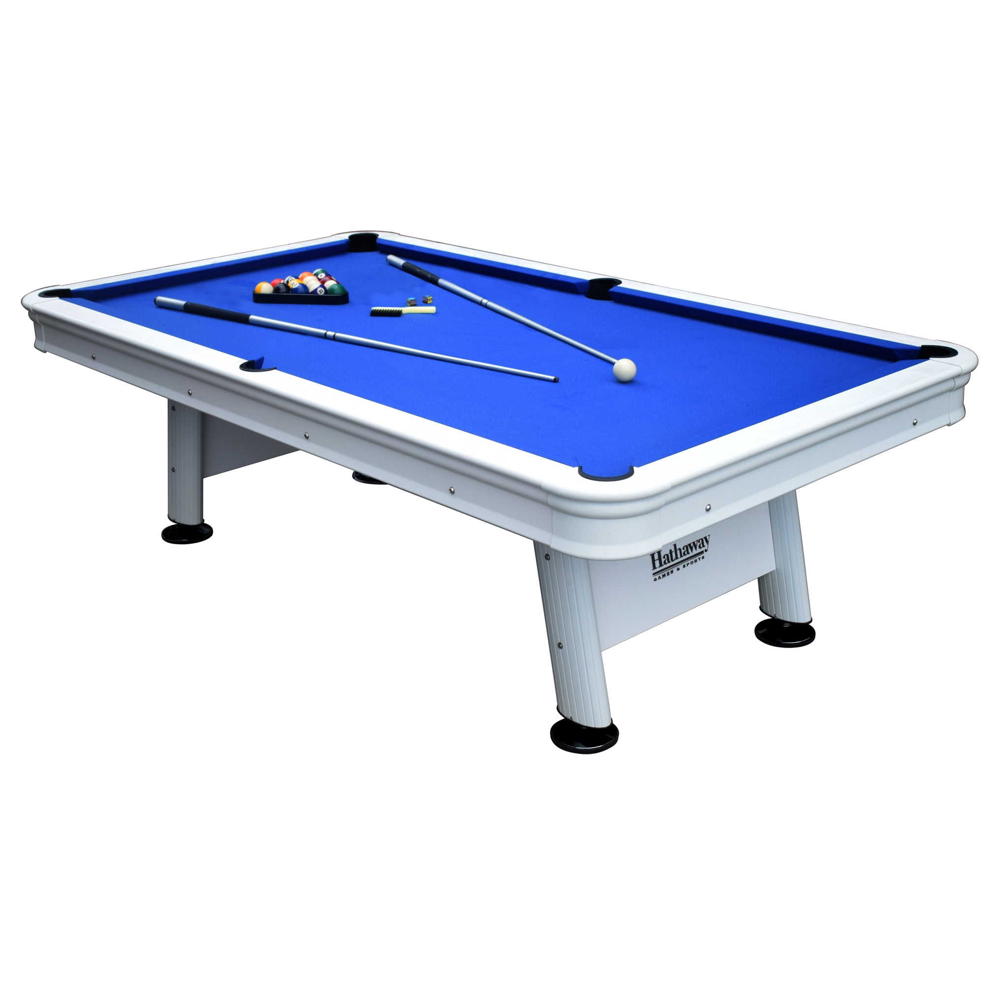 Hathaway Alpine 8-ft Outdoor Pool Table with Standard Accessories for ...