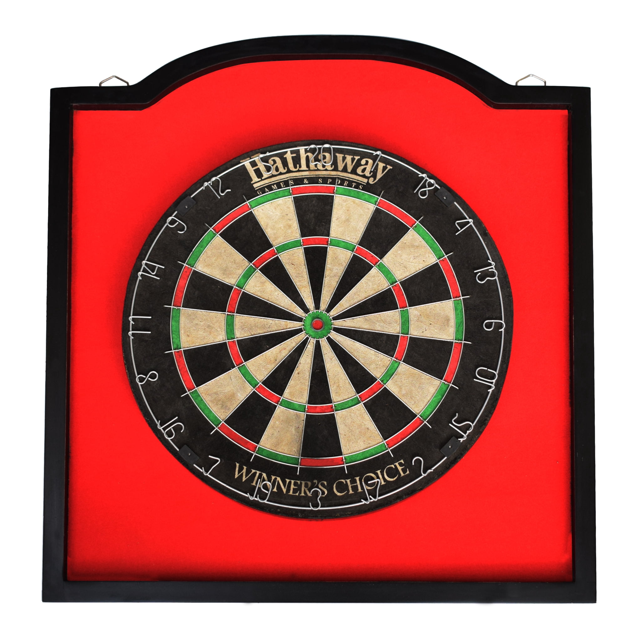 Hathaway Dart Backboard with 1-in Wood Frame, 25.5-in W x 27.75-in H ...