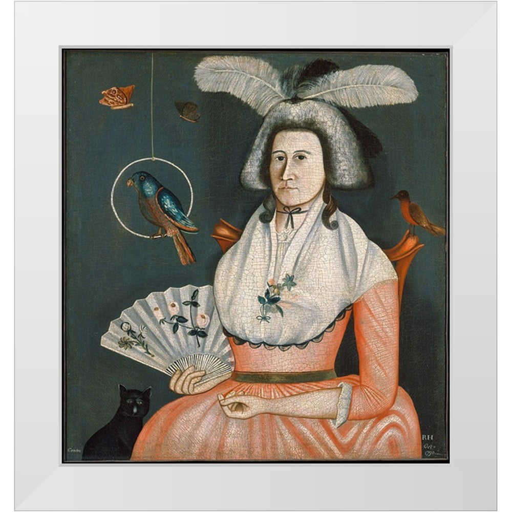 Hathaway, Rufus 12x13 White Modern Wood Framed Museum Art Print Titled ...