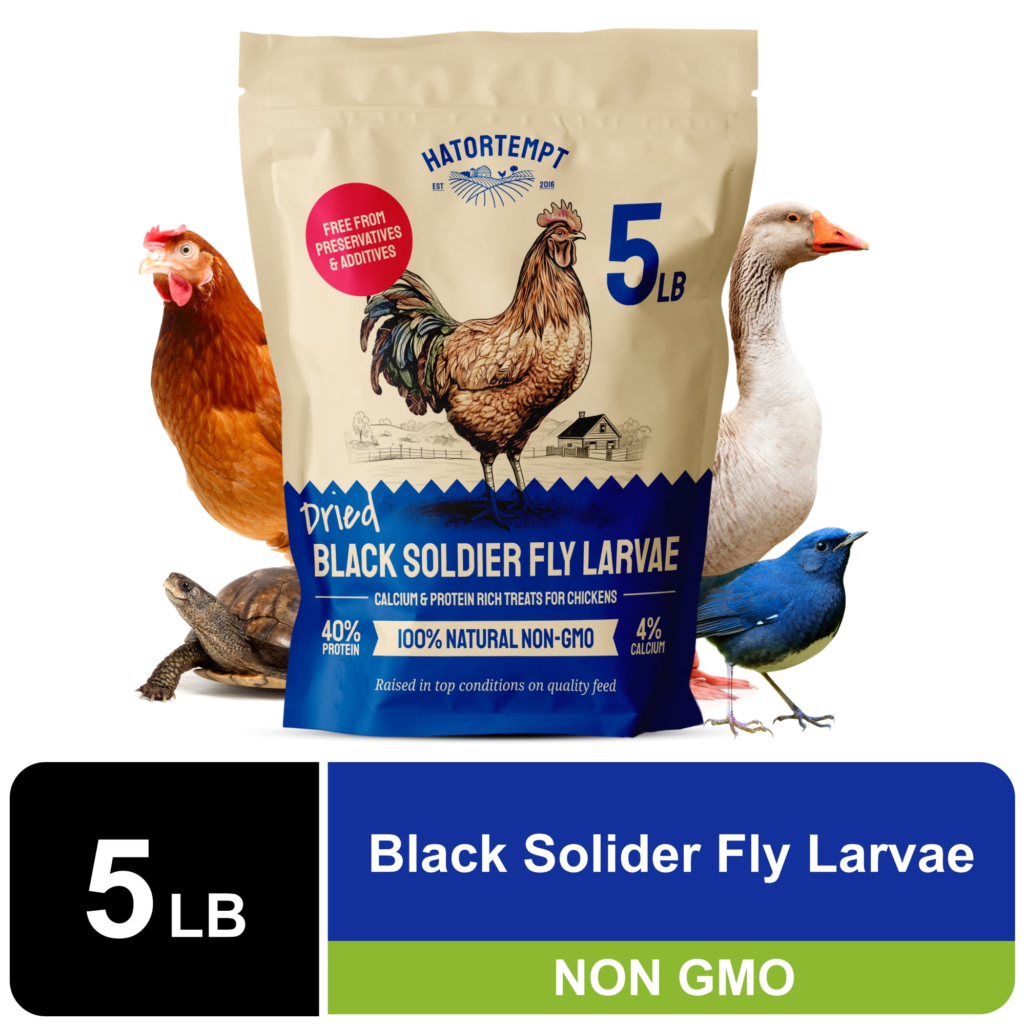 Hatortempt Black Soldier Fly Larvae Dry Chicken Feed For Laying Hens ...