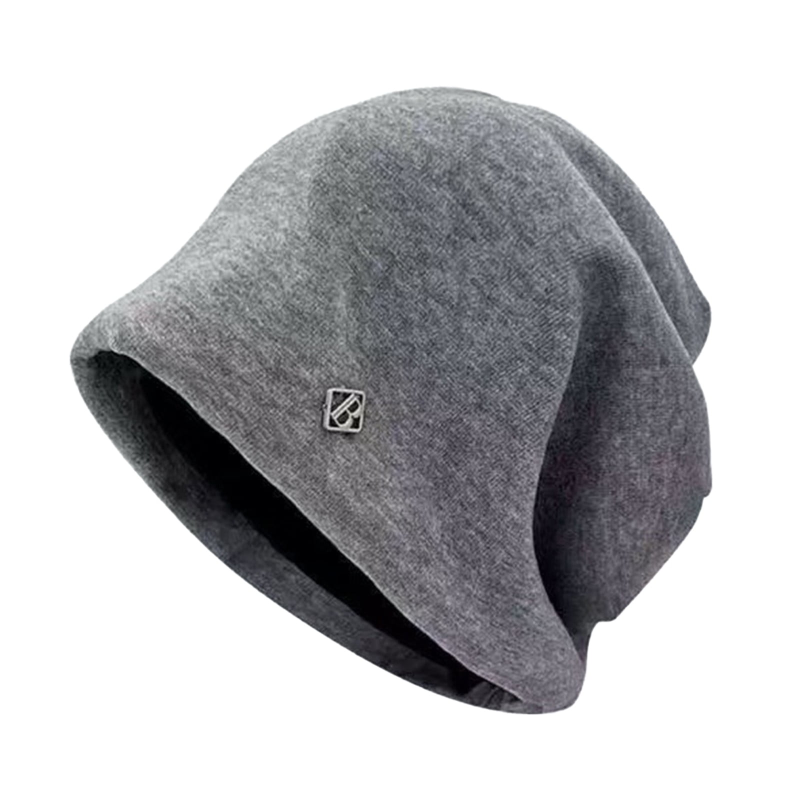 Hats Bomber Hat Metal Letter Label Windproof And Cold Proof Pile Cap ...