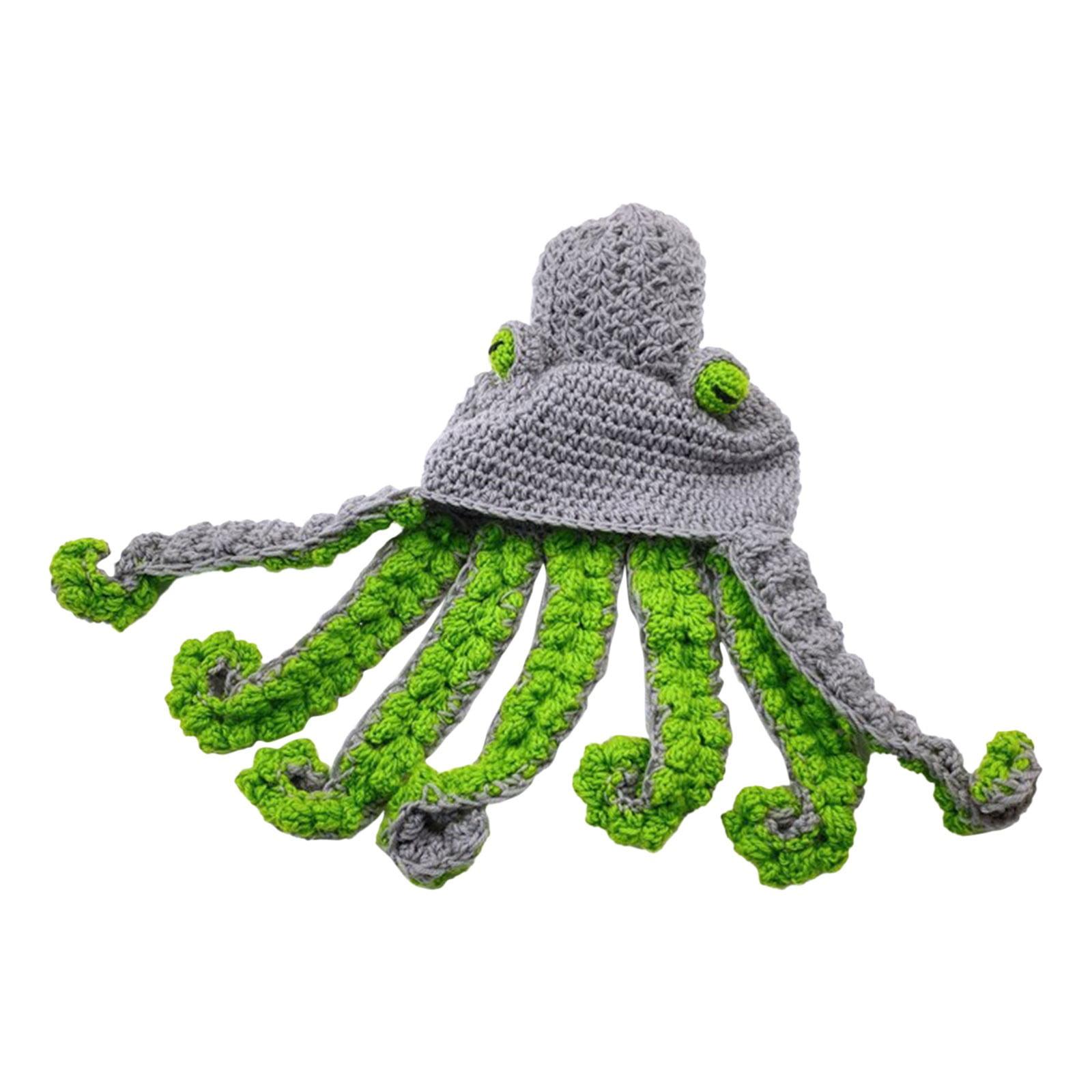 Hats Christmas Adult Party Tricky Funny Head Cover Crochet Yarn Crochet ...