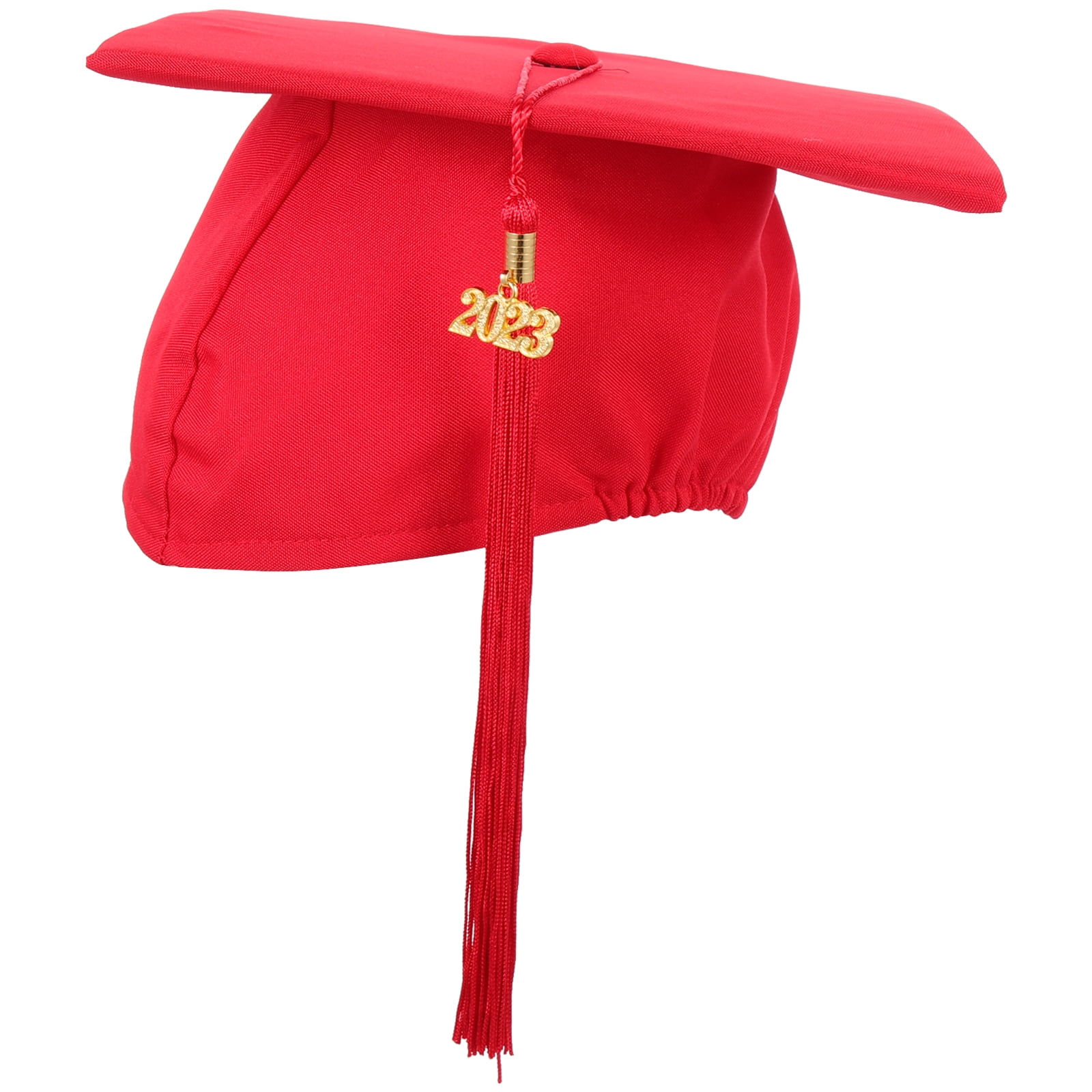 ifundom elastic graduation caps Graduation Hat Red Polyester 1Pack ...
