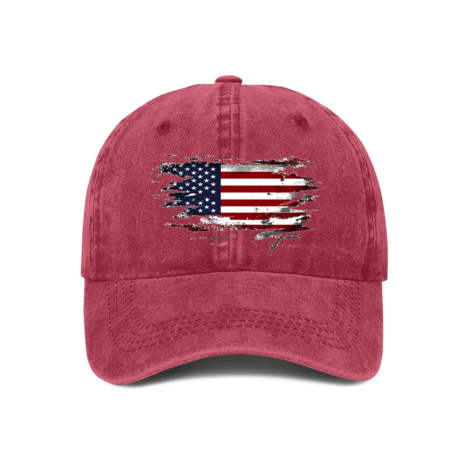 Hats For Women Baseball Cap Red Classic For Men Vintage Striped ...