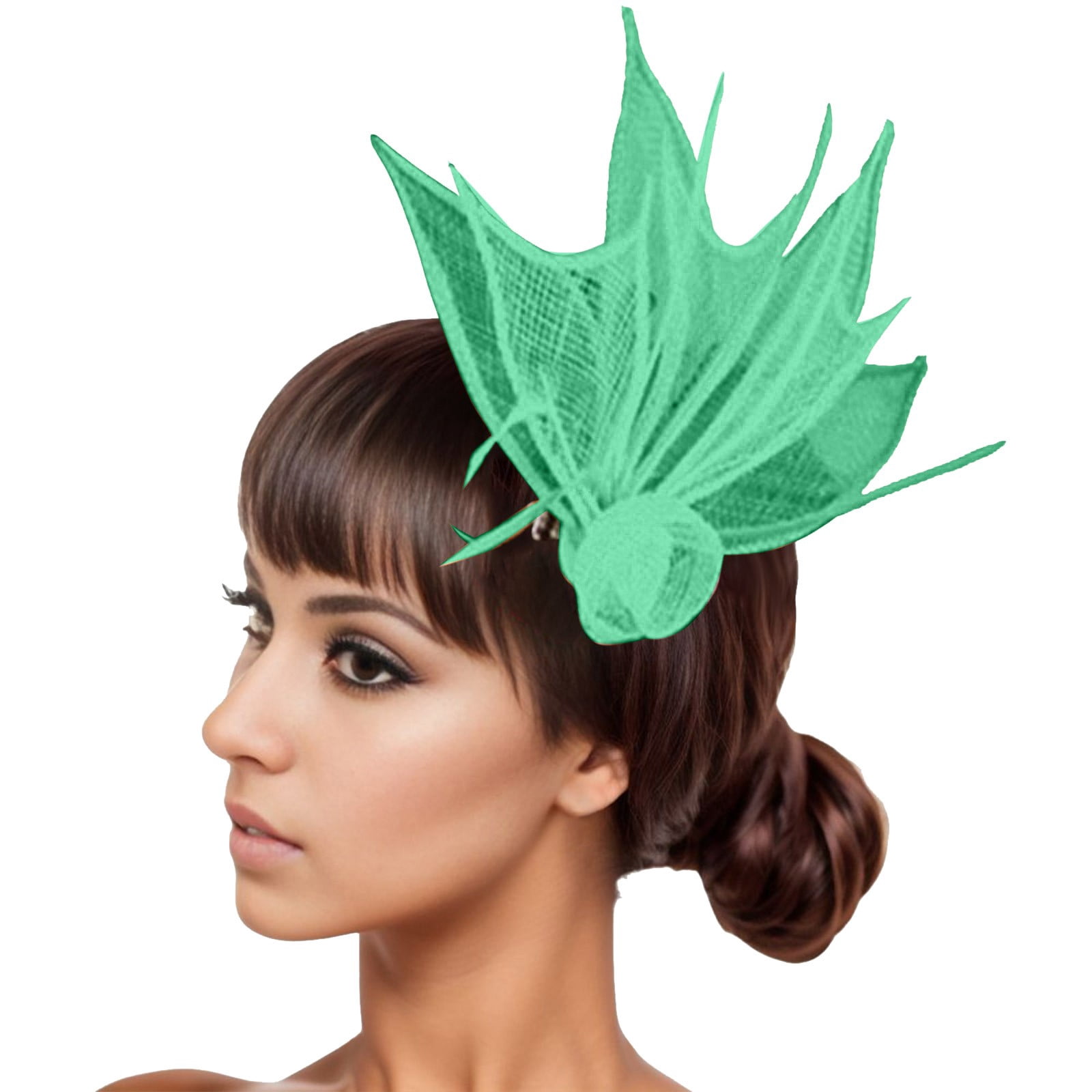 Hats For Women Fascinator Flowers Net Bridal Headpiece Hair Clip Hat ...