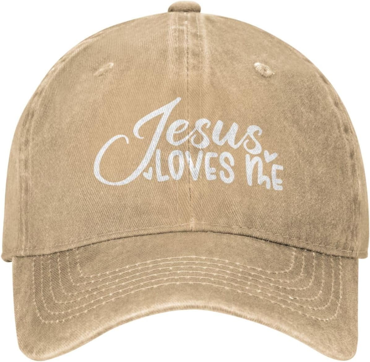 Hats for Men Baseball Cap Jesus Loves Me Gym Hats for Mens Vintage Hat ...