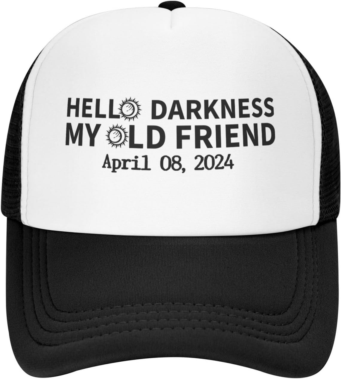 Hats for Men Solar Eclipse for Cool Hats Hello Darkness My Old Friend ...